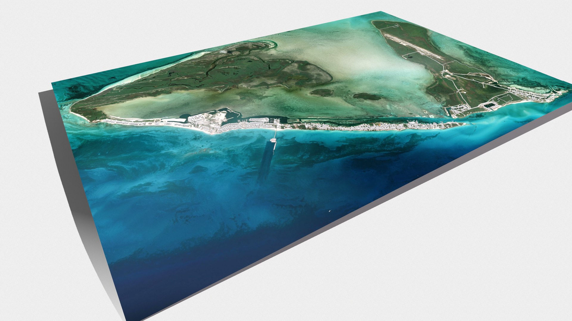 3D South Bimini Island In The Bahamas Model - TurboSquid 2364815