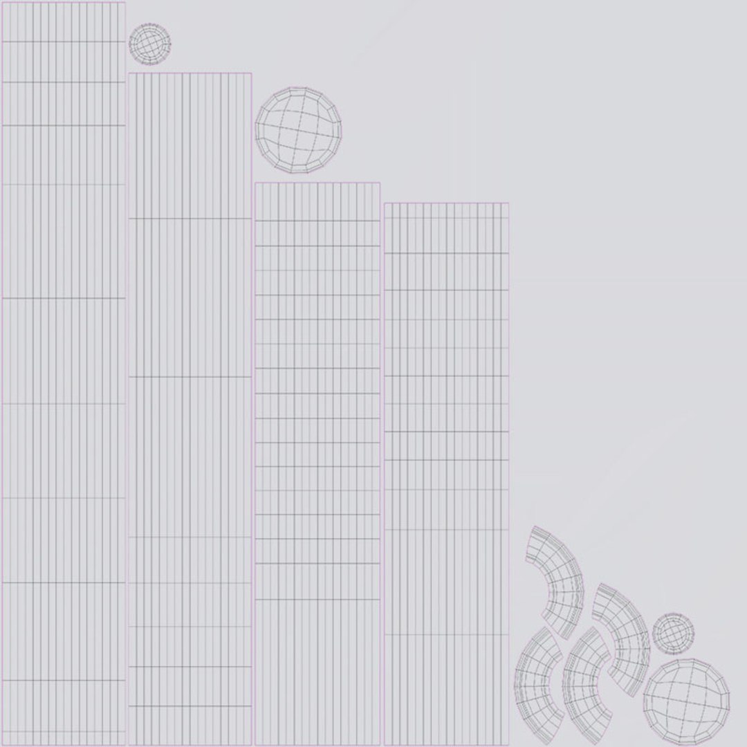 Swimming Pool Hand Rails Collection 3D - TurboSquid 2166286