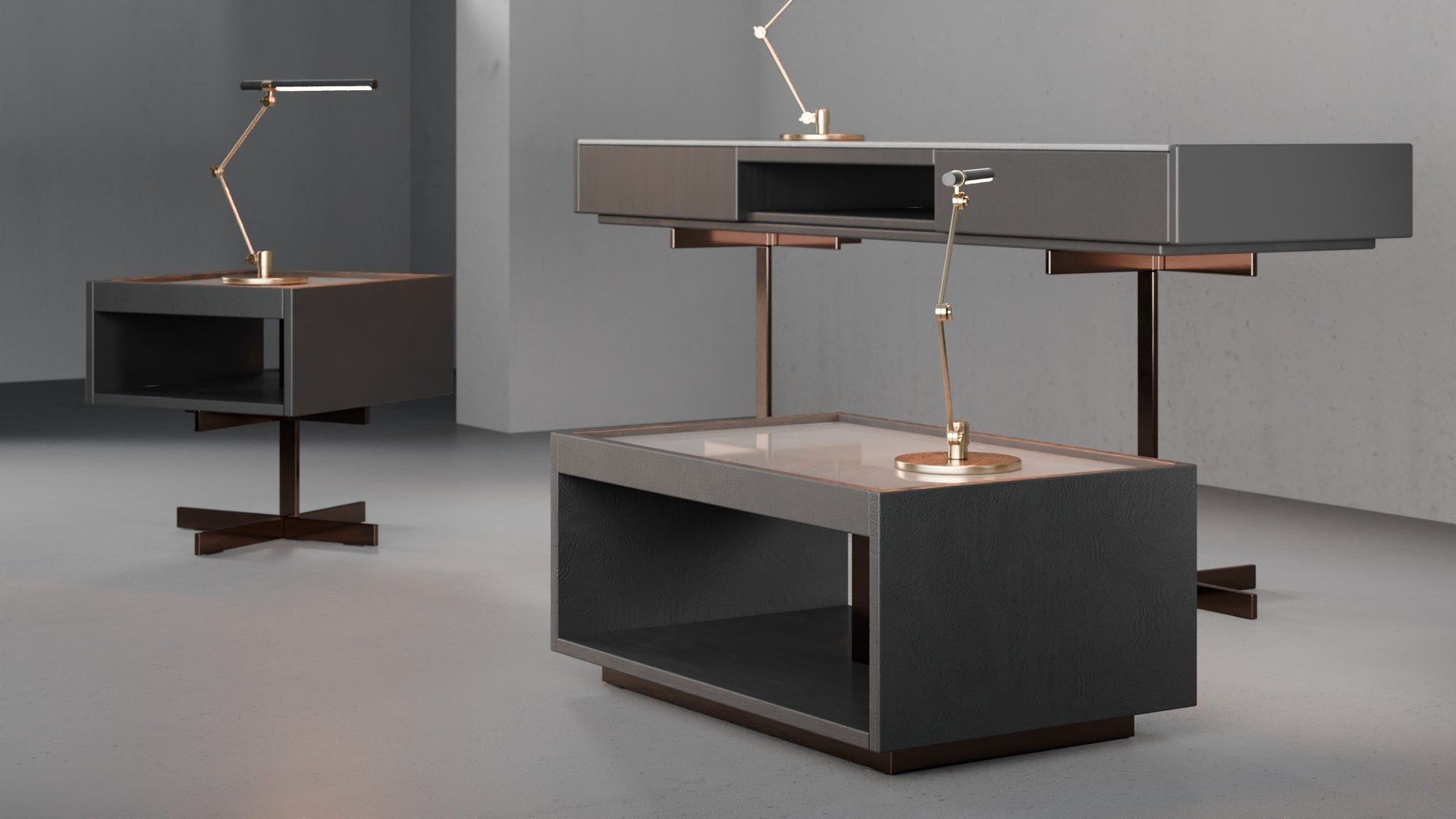Minotti Tables Set Model - TurboSquid 2176940
