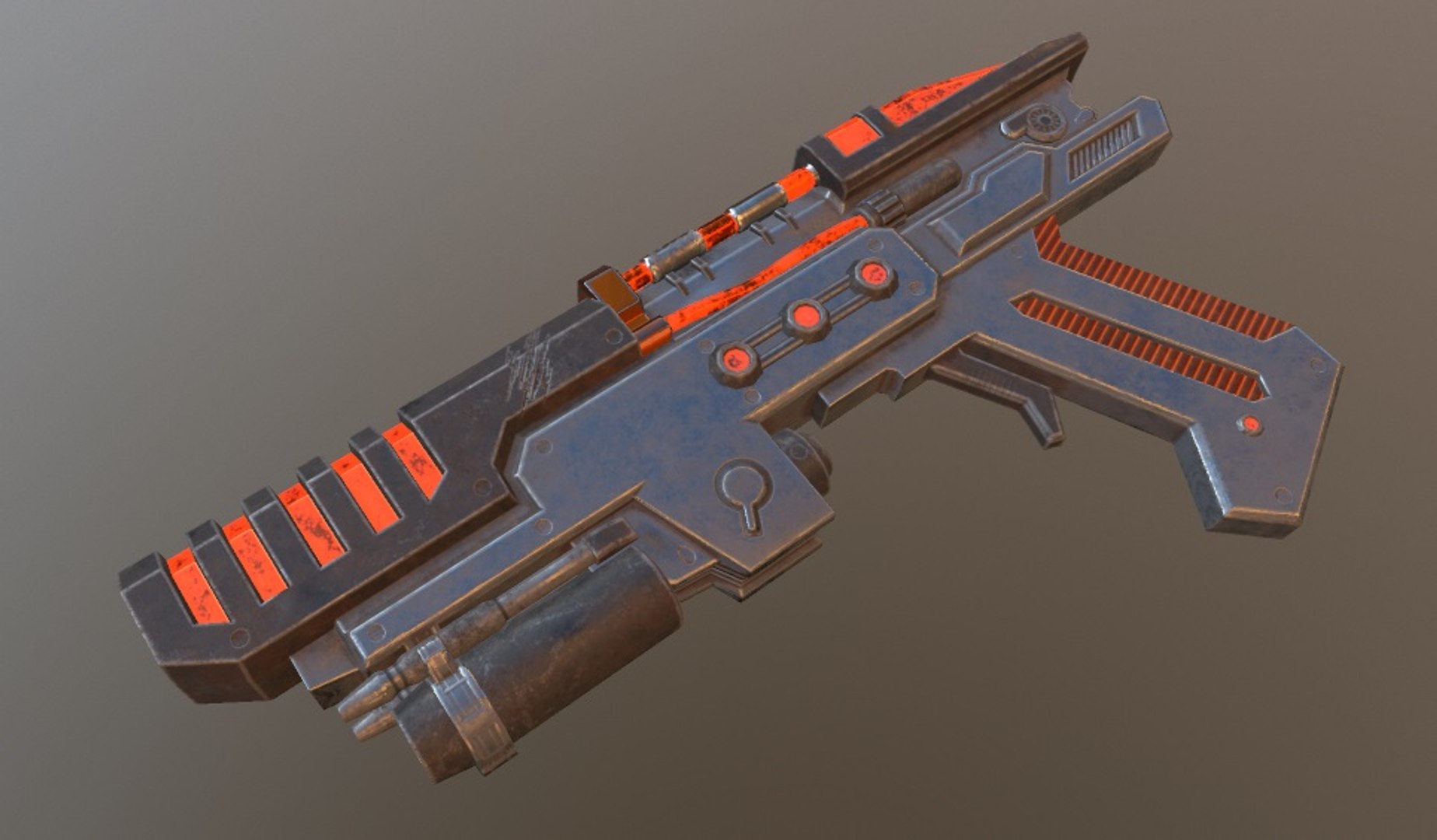 3D Sci-fi Gun Model - TurboSquid 1227915