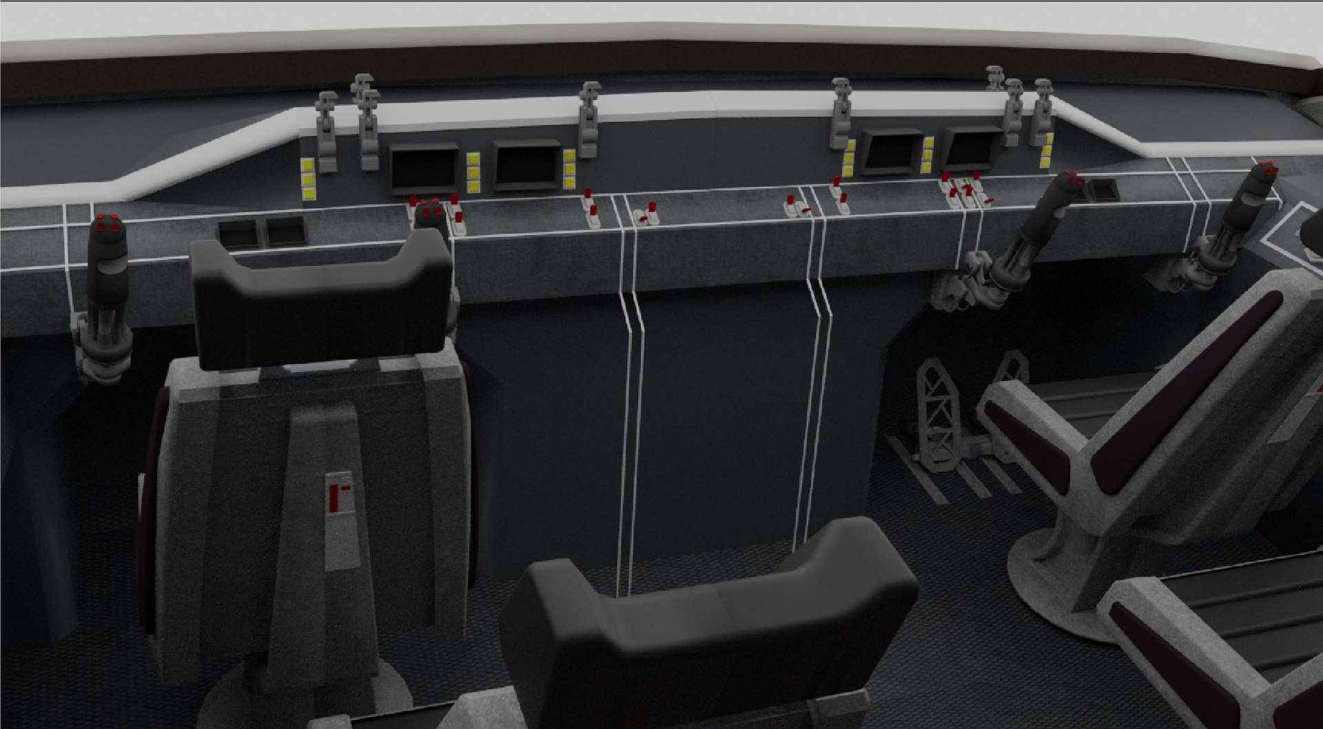 Star Wars Imperial Shuttle With Full Interior 3D Model - TurboSquid 1894343