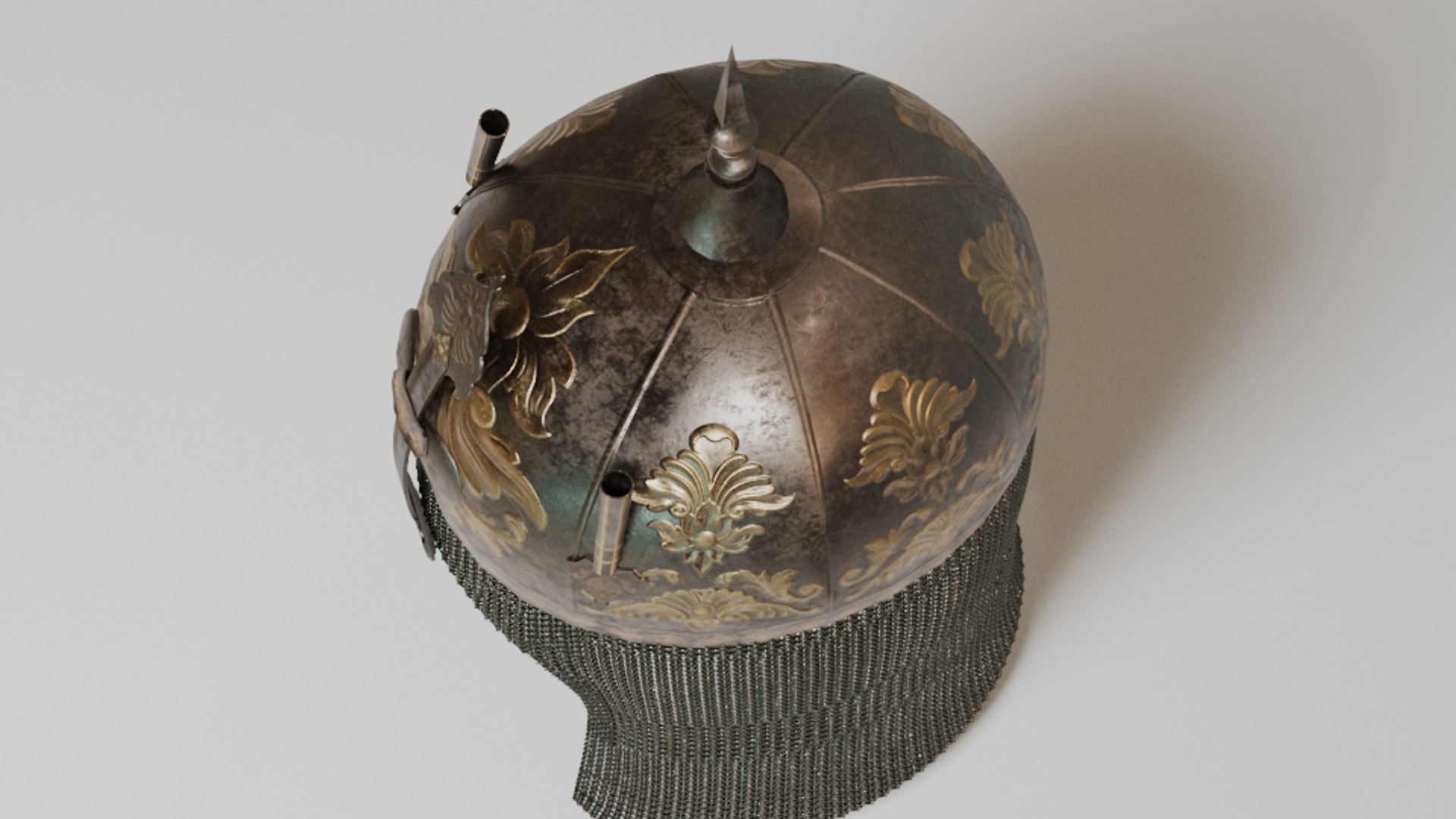 Mughal Metal War Helmet- Regal Defiance 3D Model - TurboSquid 2112802