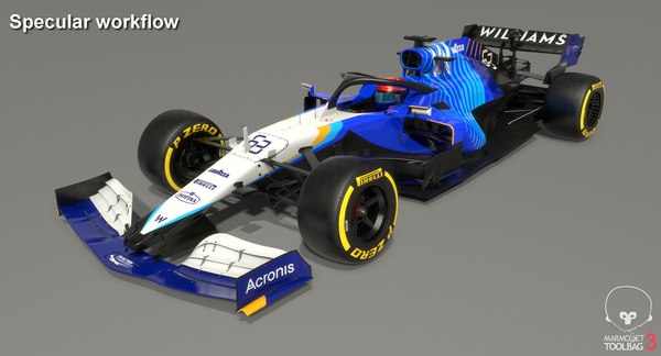 Williams f1 racing fw43b 3D model - TurboSquid 1712186