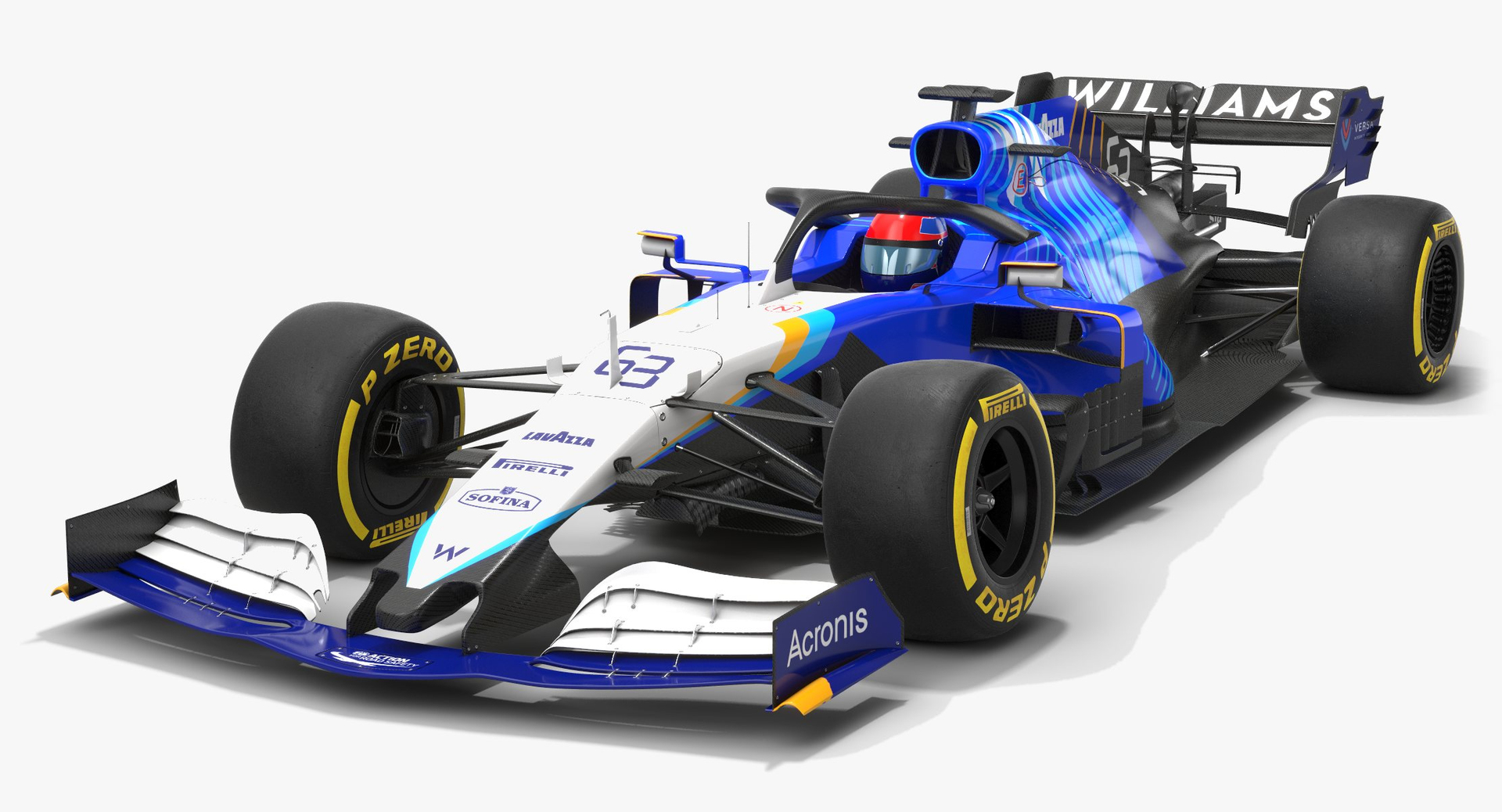 Williams f1 racing fw43b 3D model - TurboSquid 1712186