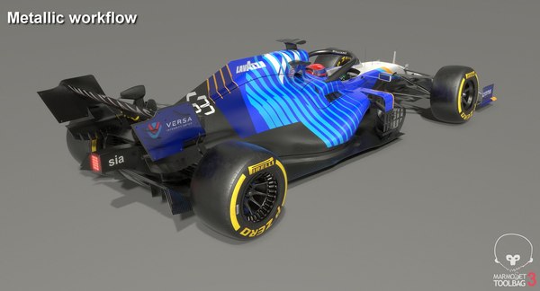 Williams f1 racing fw43b 3D model - TurboSquid 1712186