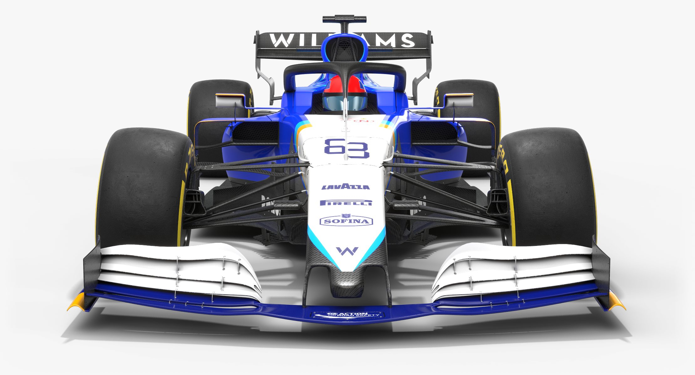 Williams f1 racing fw43b 3D model - TurboSquid 1712186