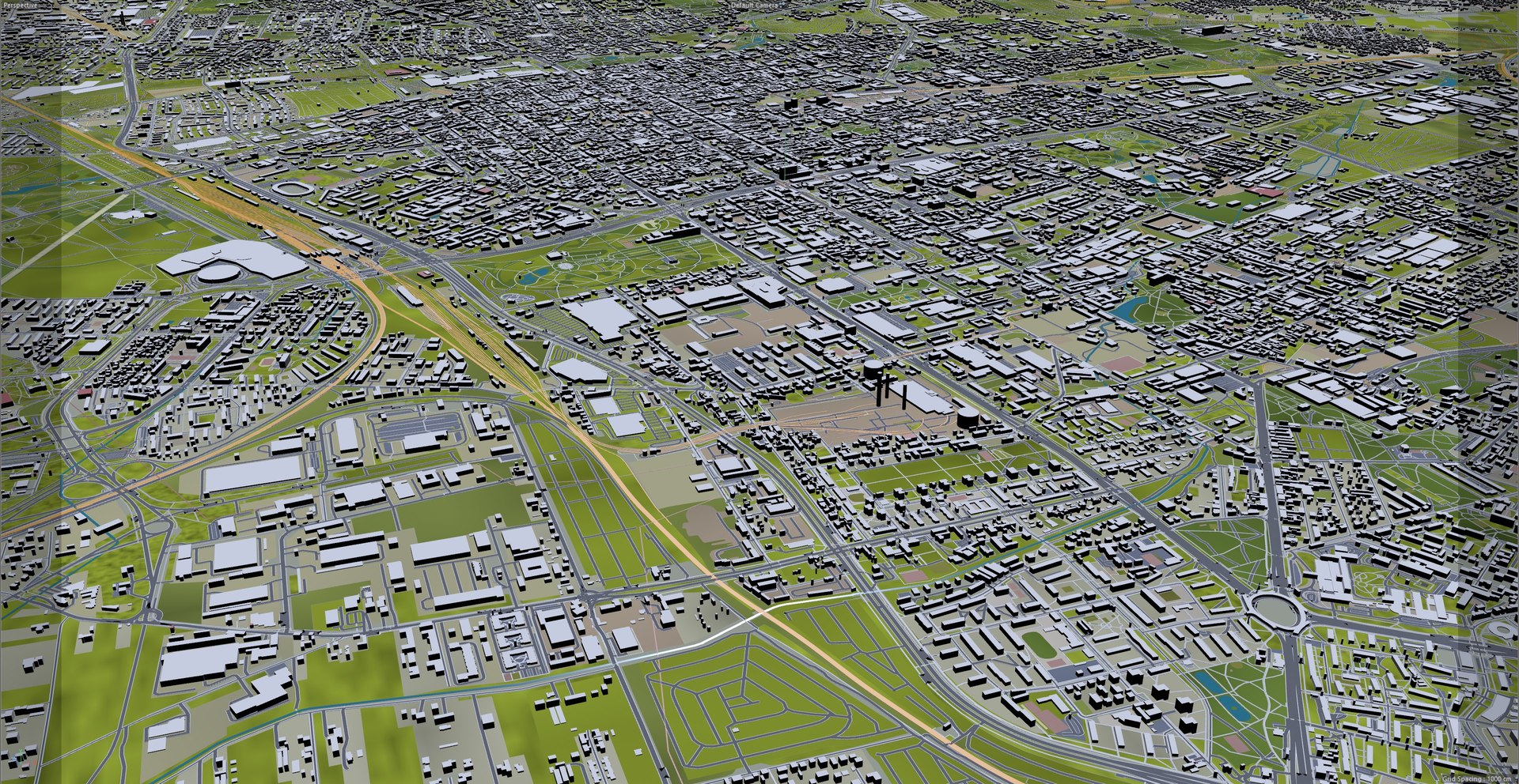 3D City Area Building Model - TurboSquid 1639673