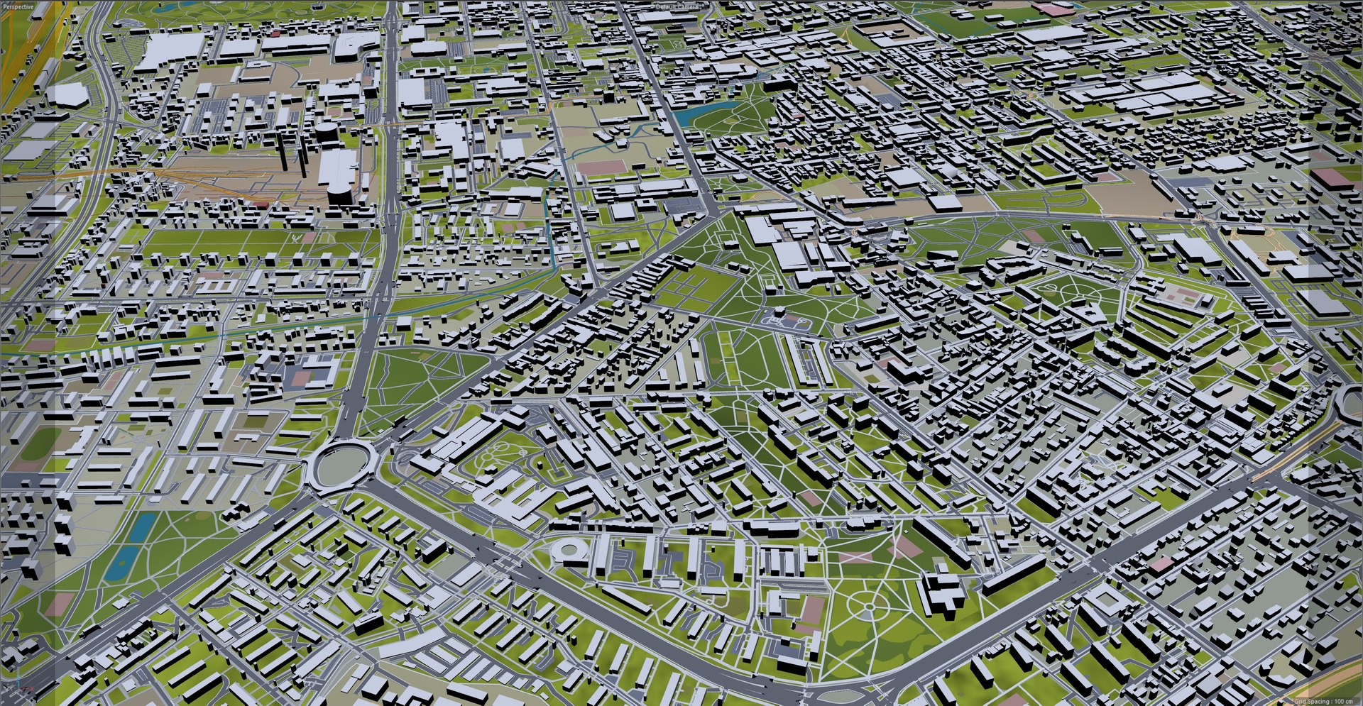 3D City Area Building Model - TurboSquid 1639673