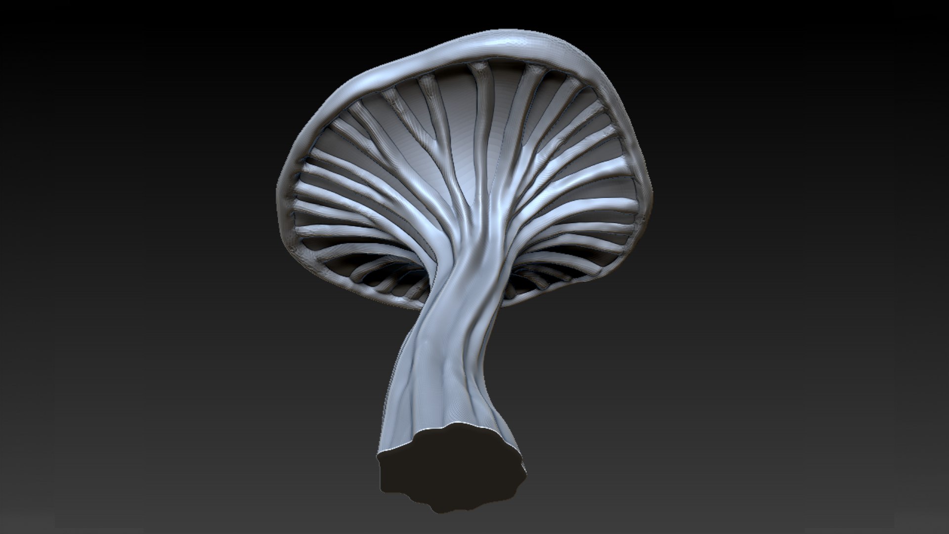 3D Flat Head Mushroom Model - TurboSquid 2212787
