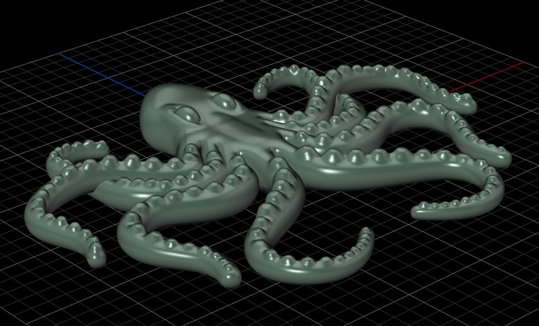 3d Model Of Octopus