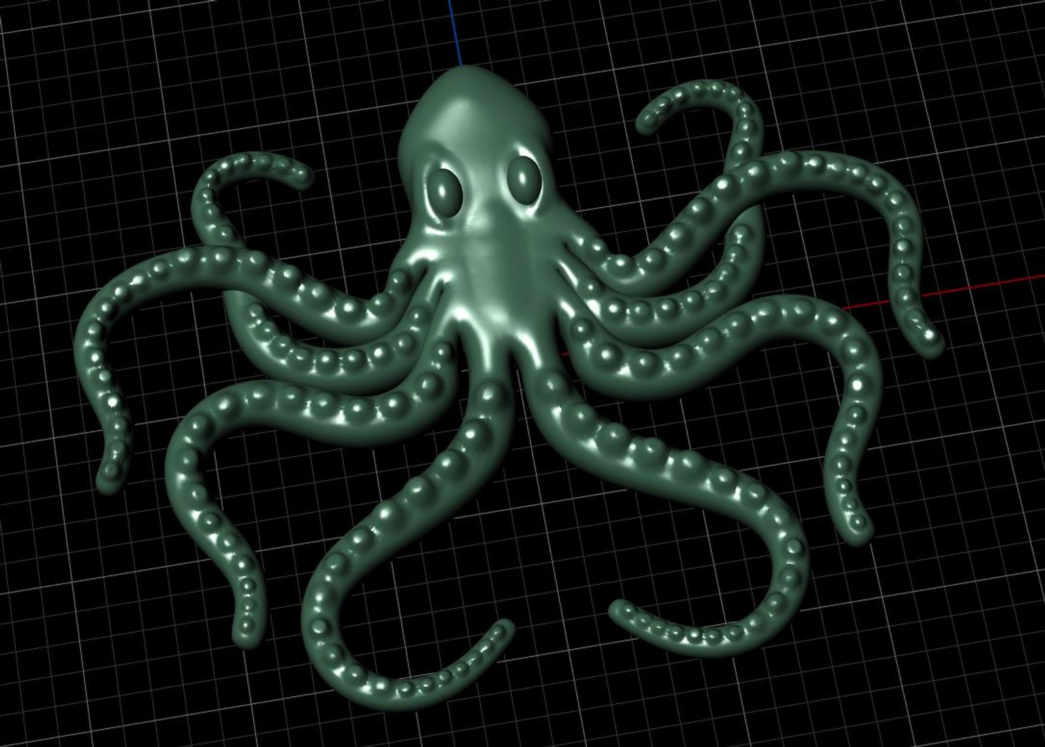 3d Model Of Octopus