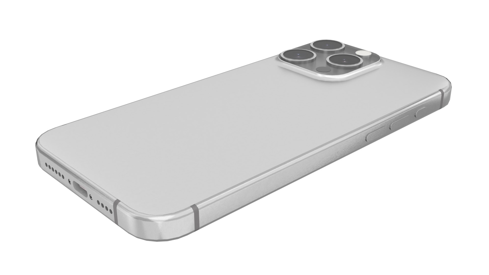 Low Poly White Smartphone model - TurboSquid 2143426