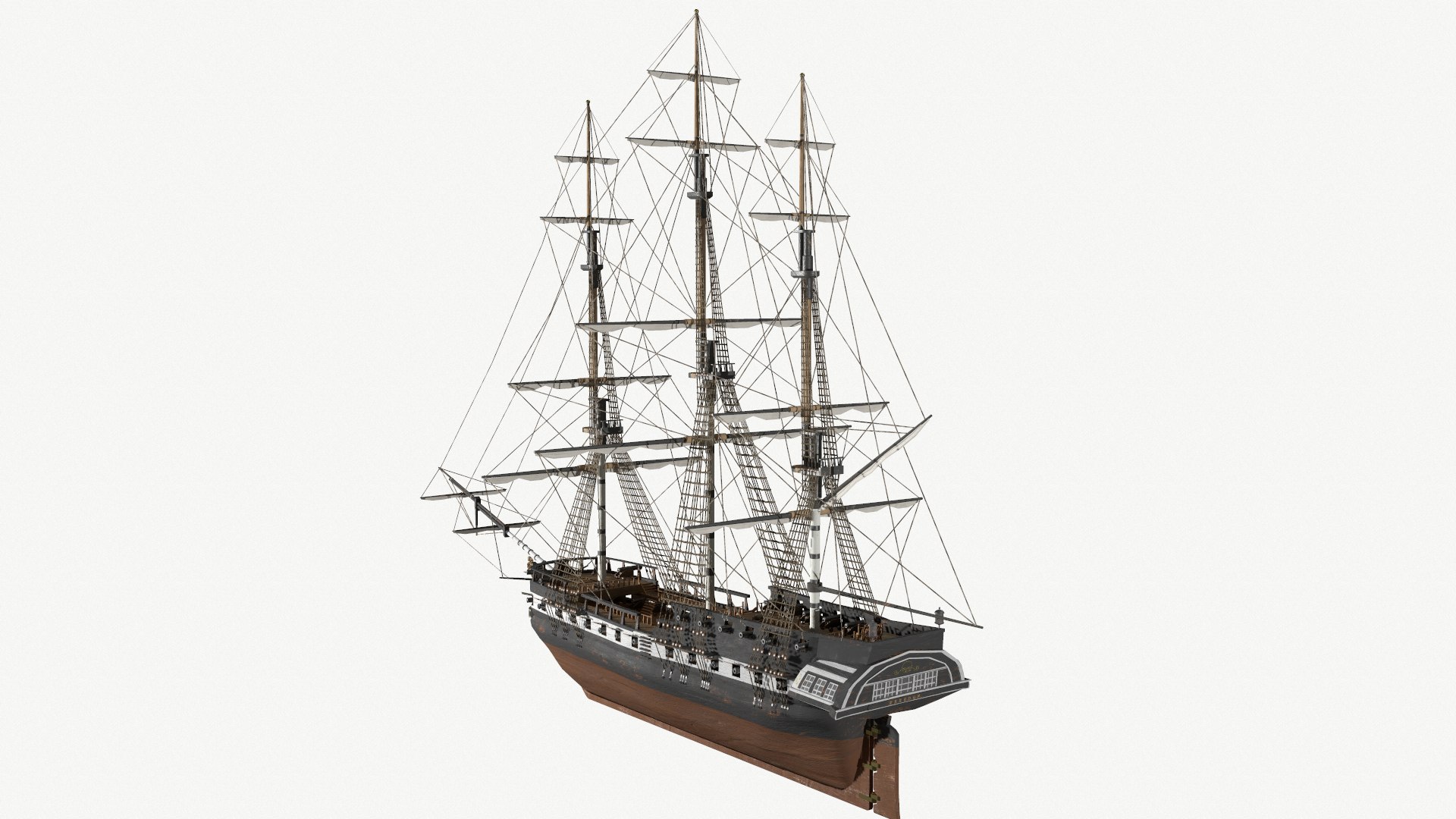 Frigate Ships Model - TurboSquid 1682385