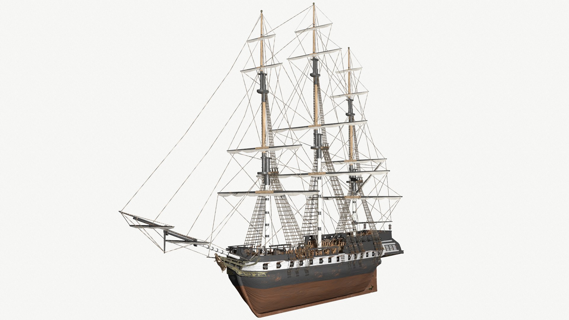 Frigate Ships Model - TurboSquid 1682385