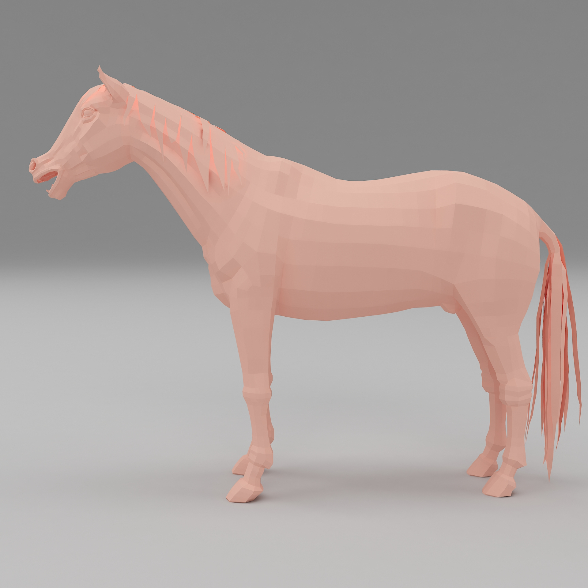 Horse base mesh 3D - TurboSquid 1688232