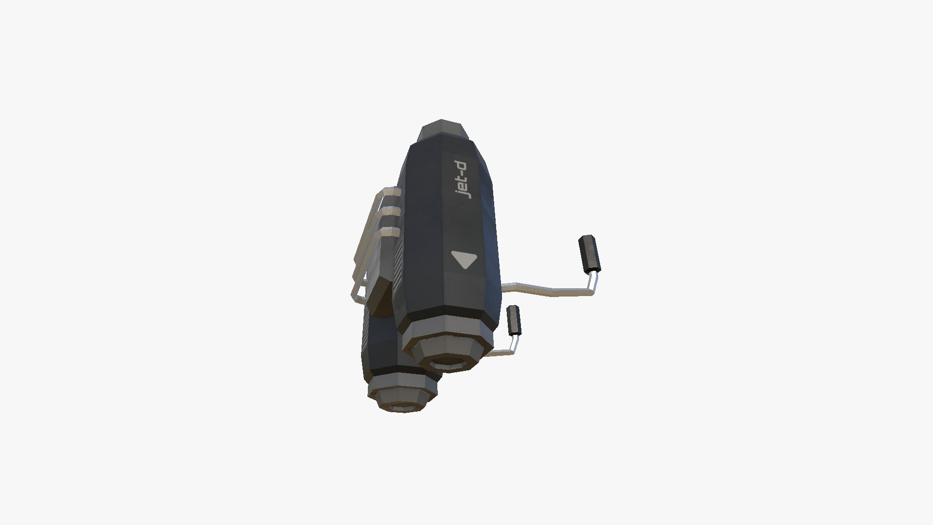 Jetpack Low Poly D04 - SciFi Character Design 3D Model - TurboSquid 2255368