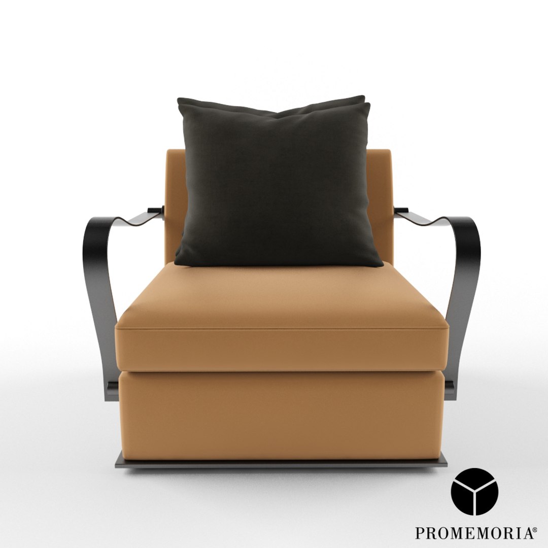 3d model promemoria augusto armchair