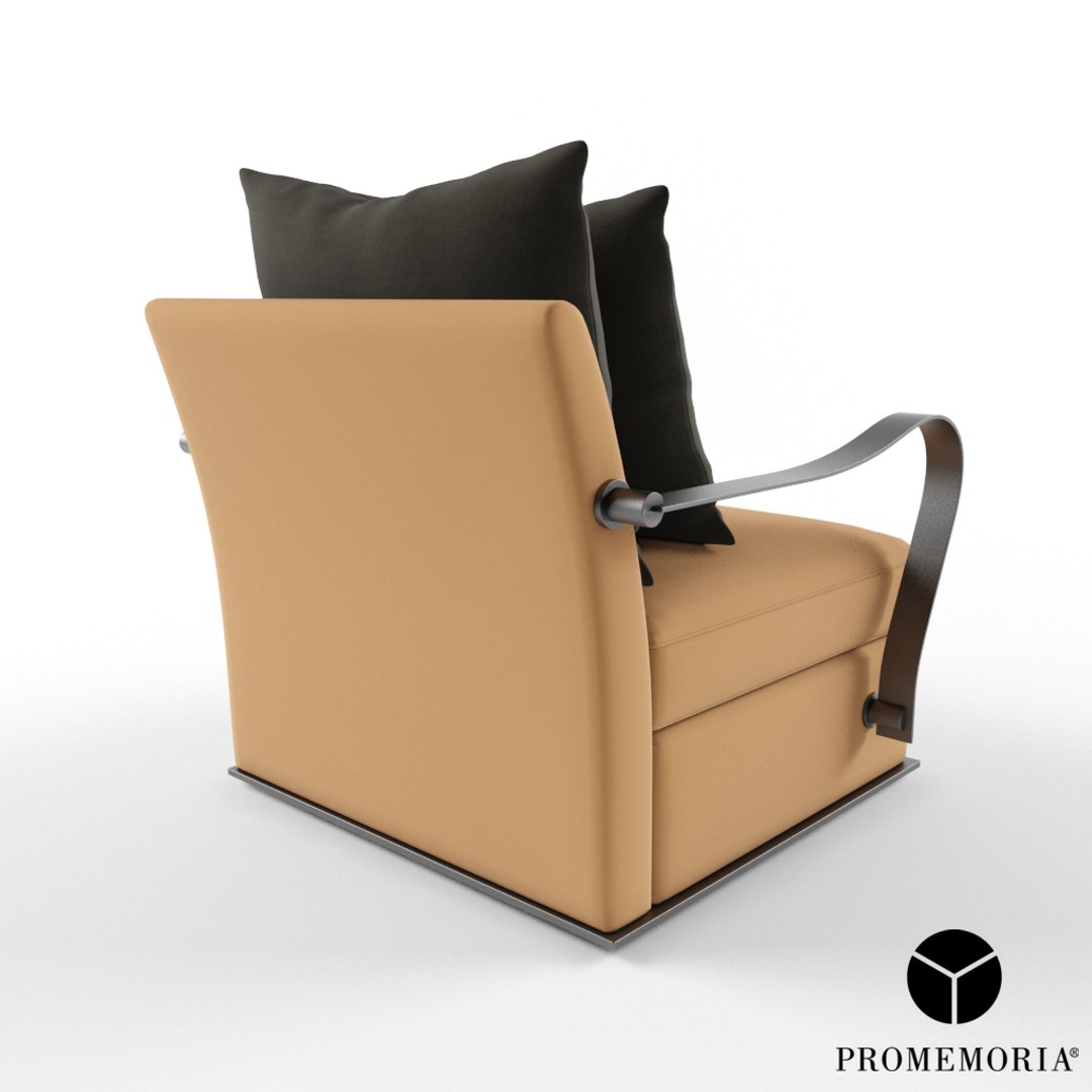 3d model promemoria augusto armchair