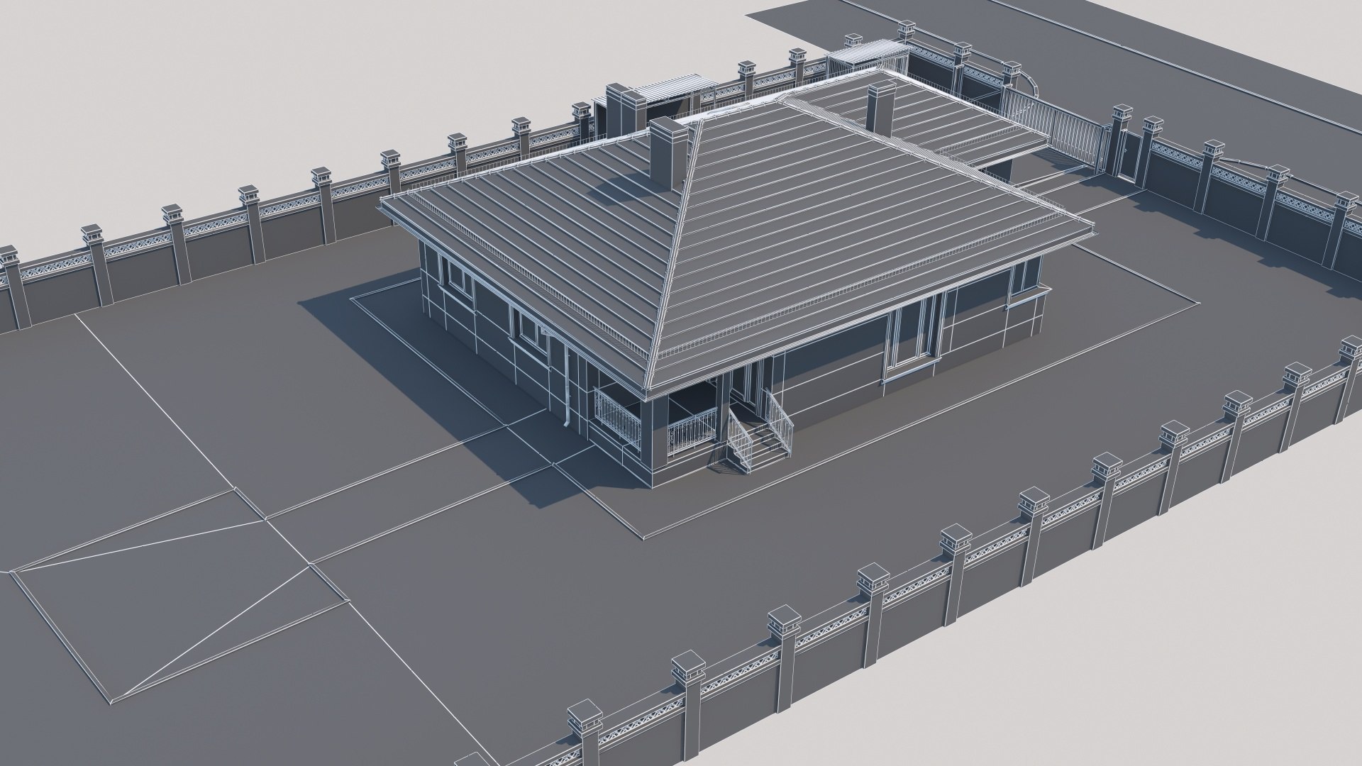 3D Cottage - TurboSquid 2359533