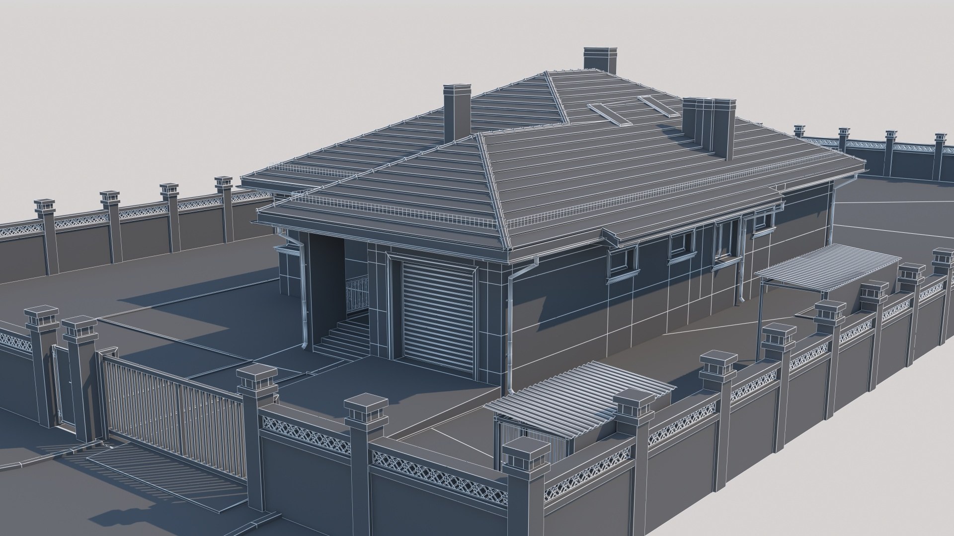 3D Cottage - TurboSquid 2359533