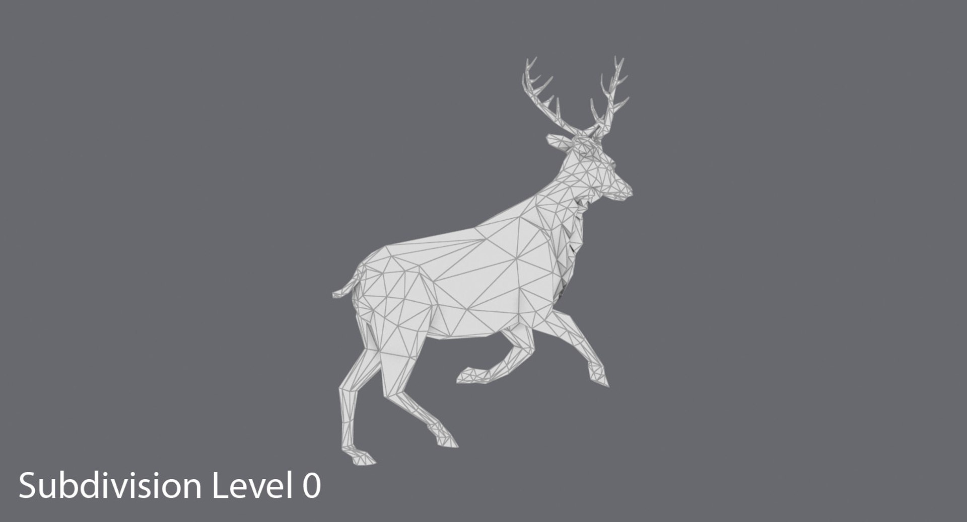 Stag---running 3D model - TurboSquid 1193005