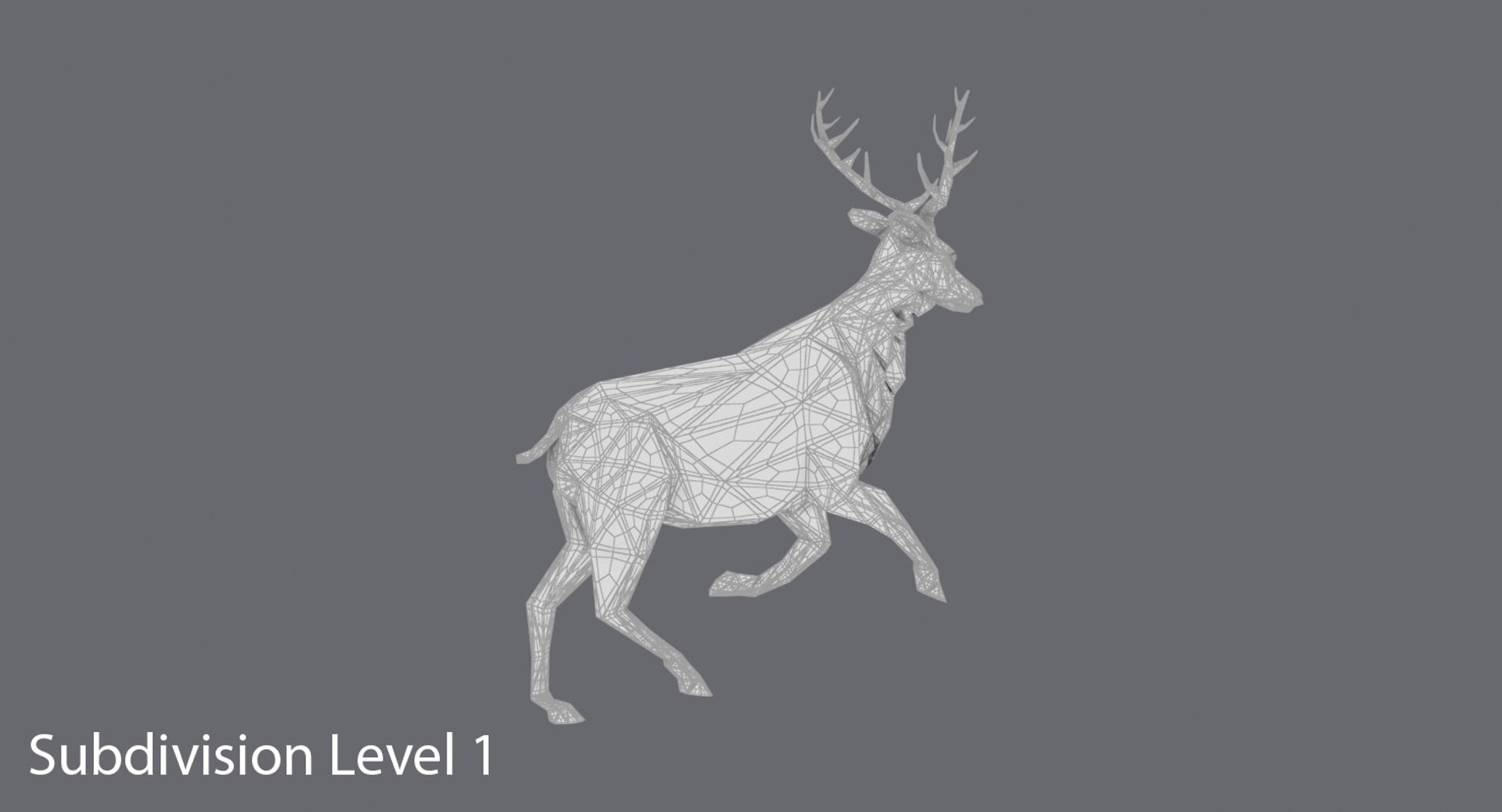 Stag---running 3D model - TurboSquid 1193005