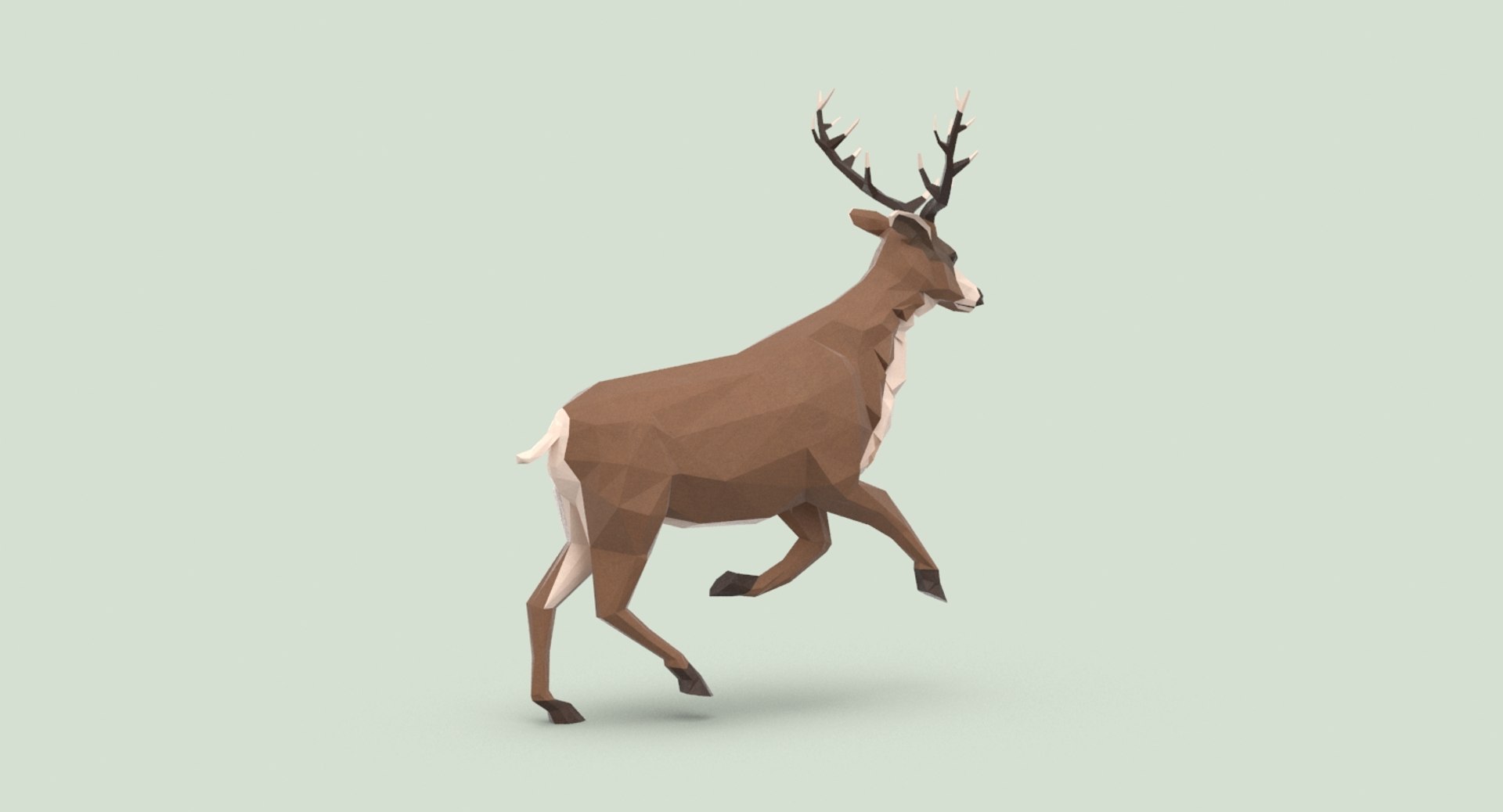Stag---running 3D model - TurboSquid 1193005