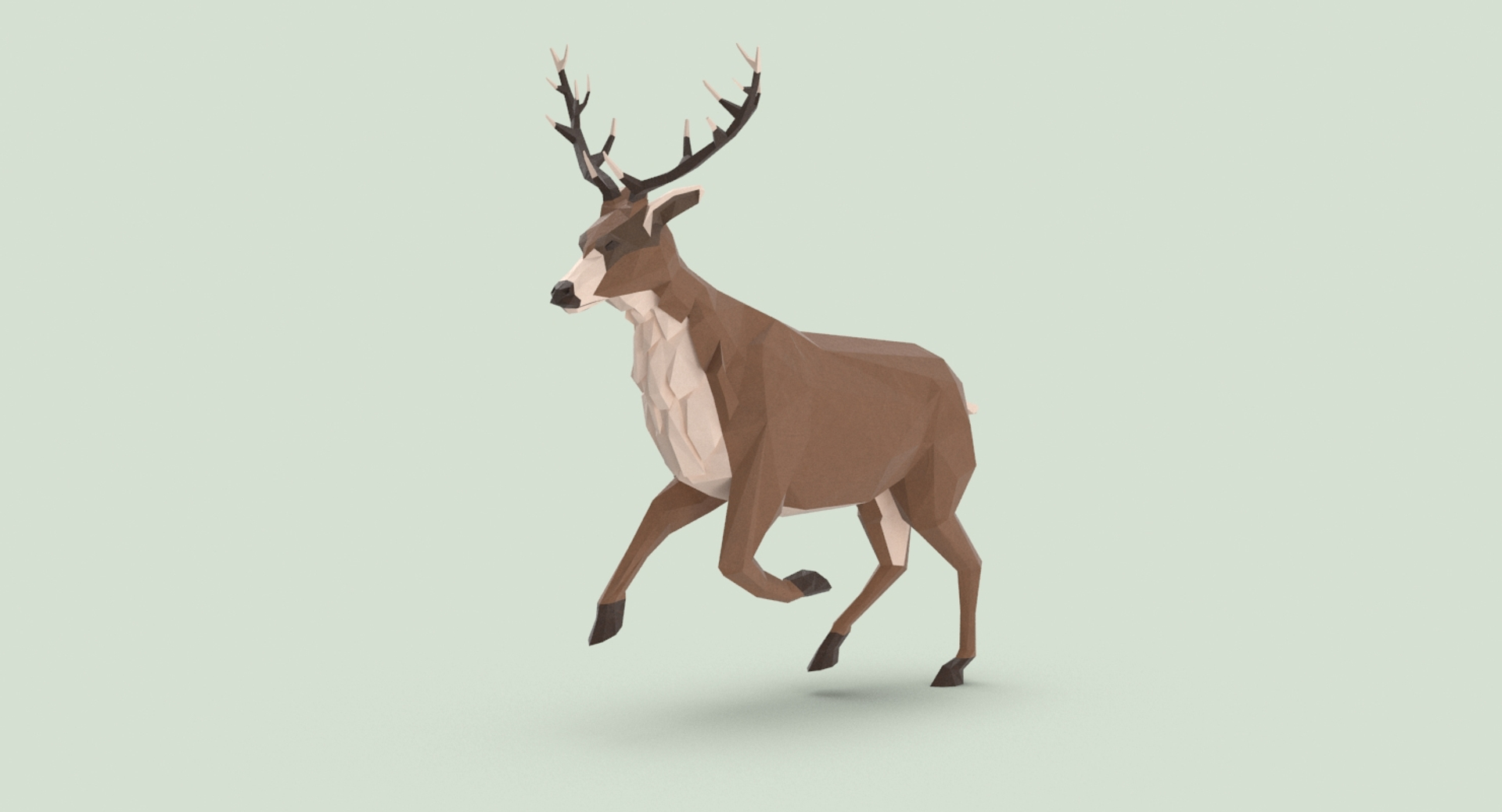 Stag---running 3D model - TurboSquid 1193005