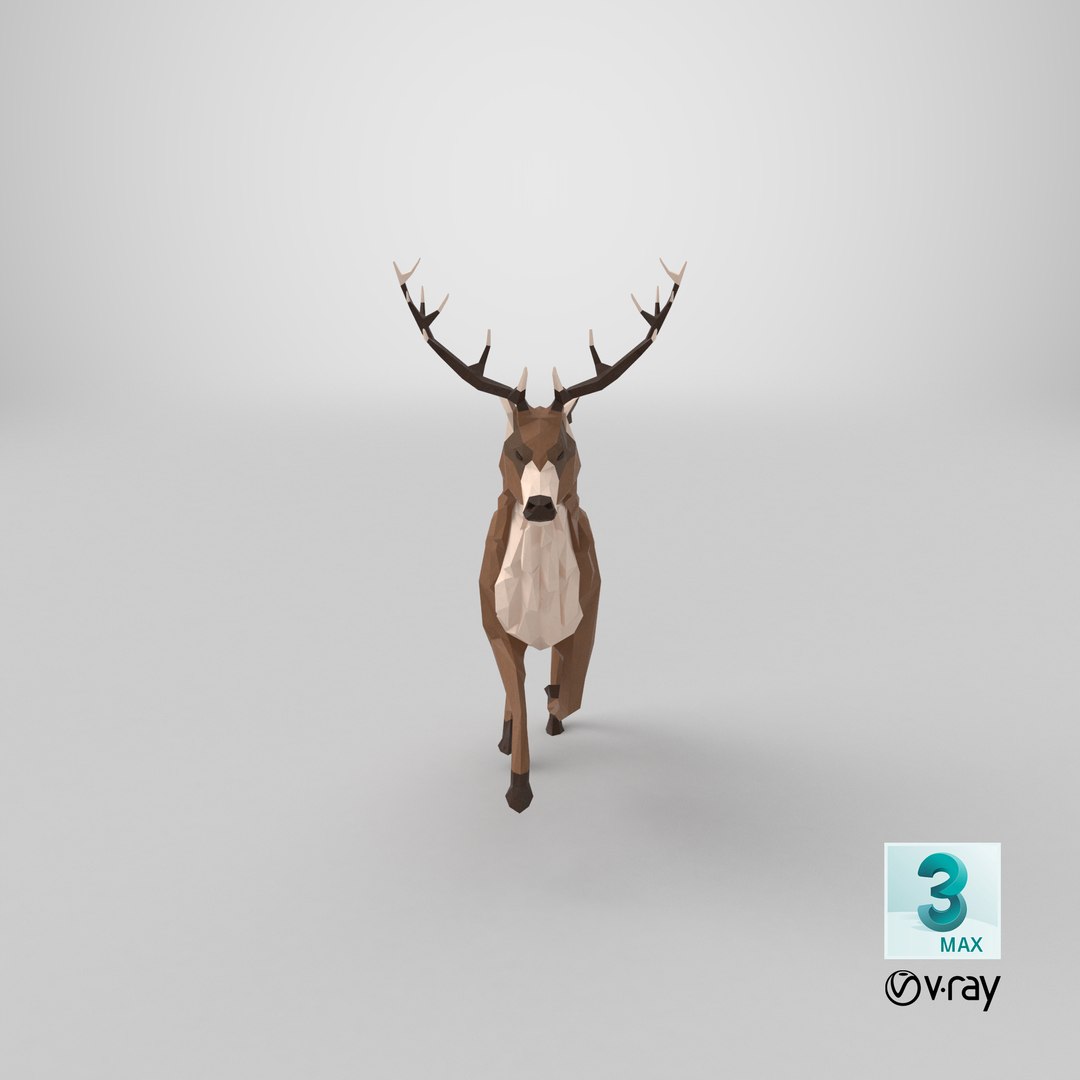 Stag---running 3D model - TurboSquid 1193005