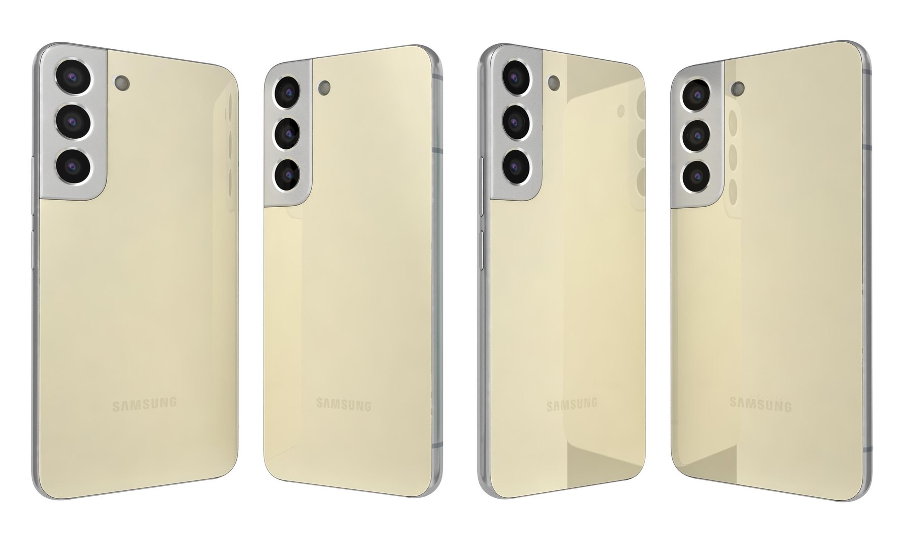 3D Samsung Galaxy S22 Cream - TurboSquid 1870414