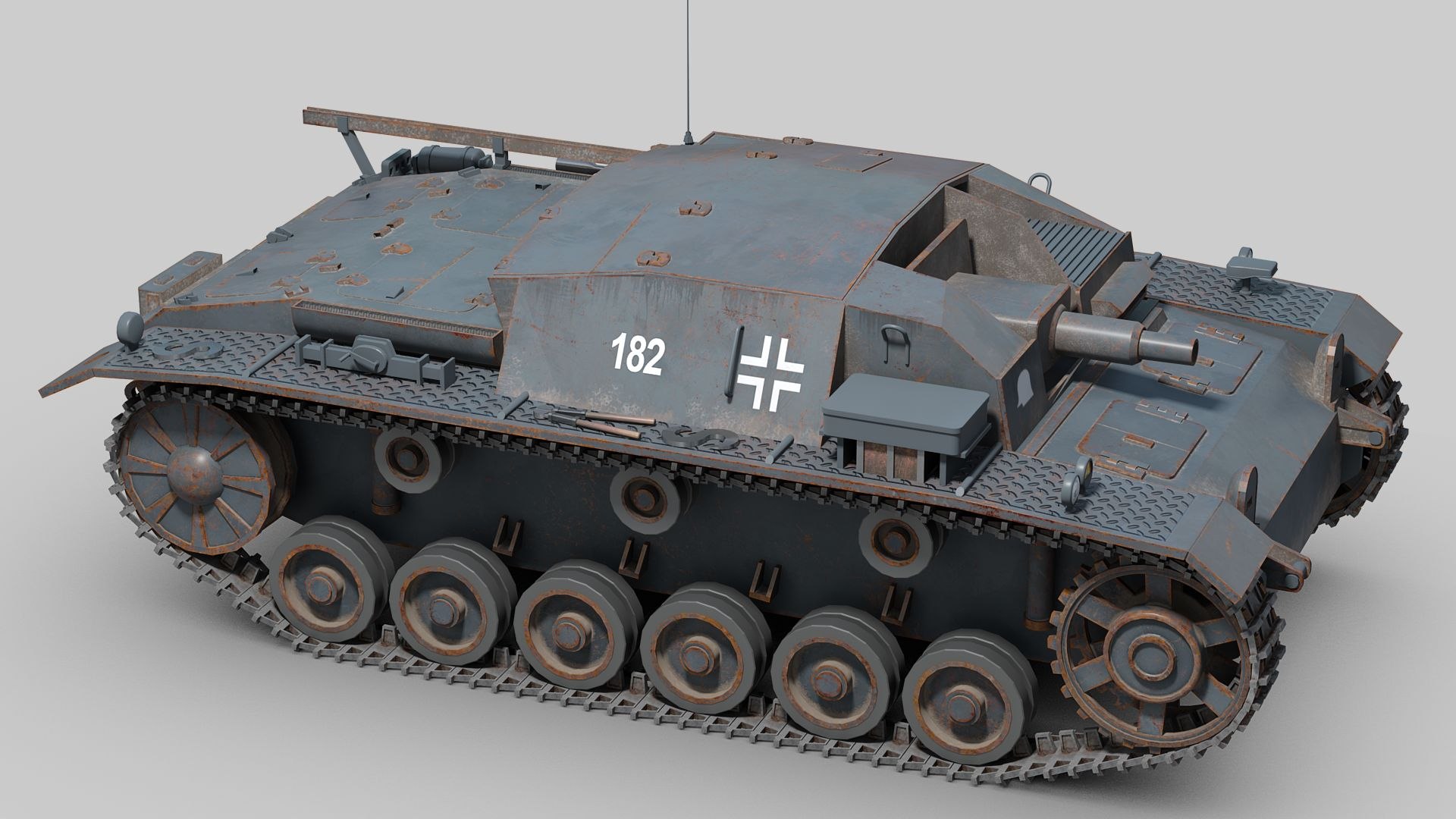 3D STUG 3 AUSF B - TurboSquid 2396736