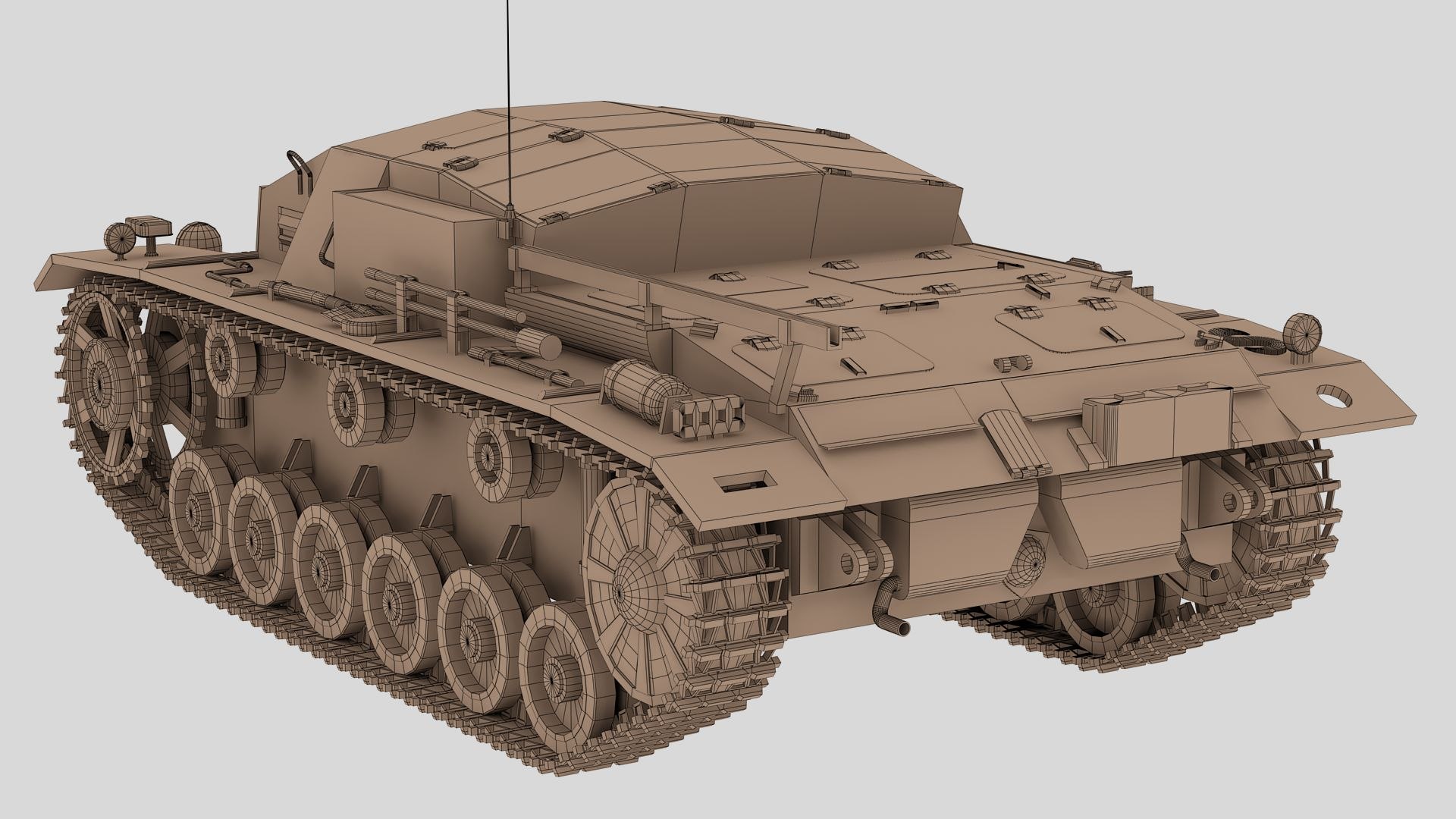 3D STUG 3 AUSF B - TurboSquid 2396736
