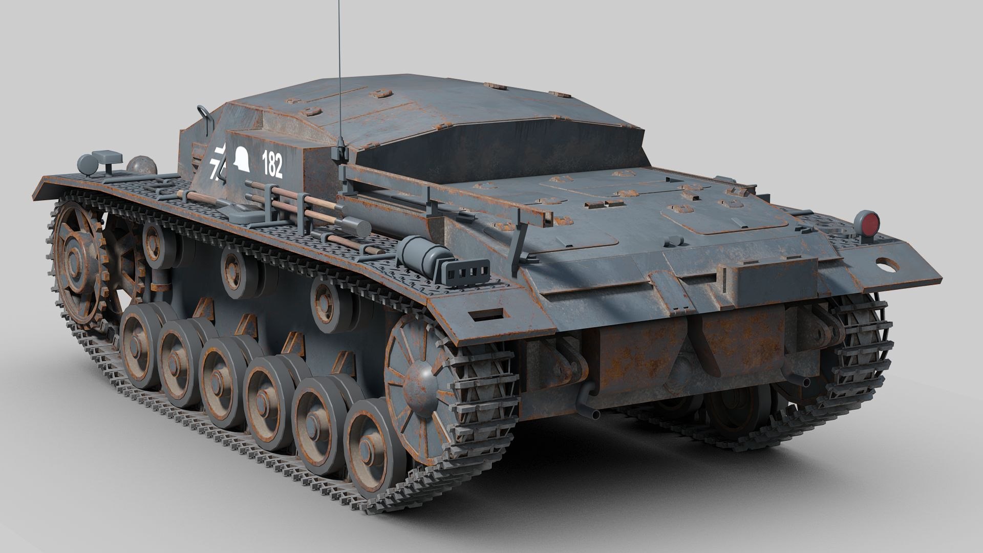 3D STUG 3 AUSF B - TurboSquid 2396736