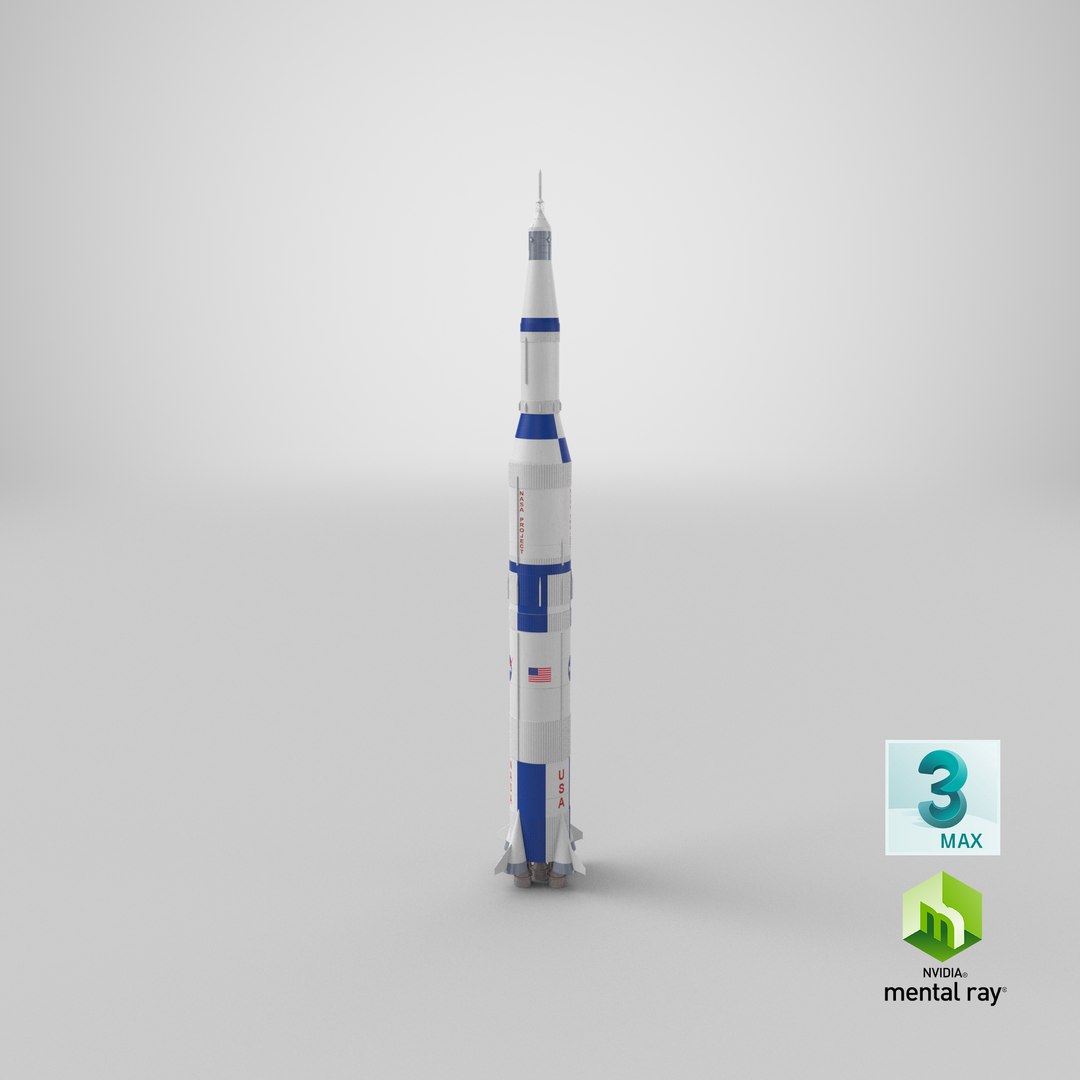 3D nasa saturn v rocket model - TurboSquid 1464815