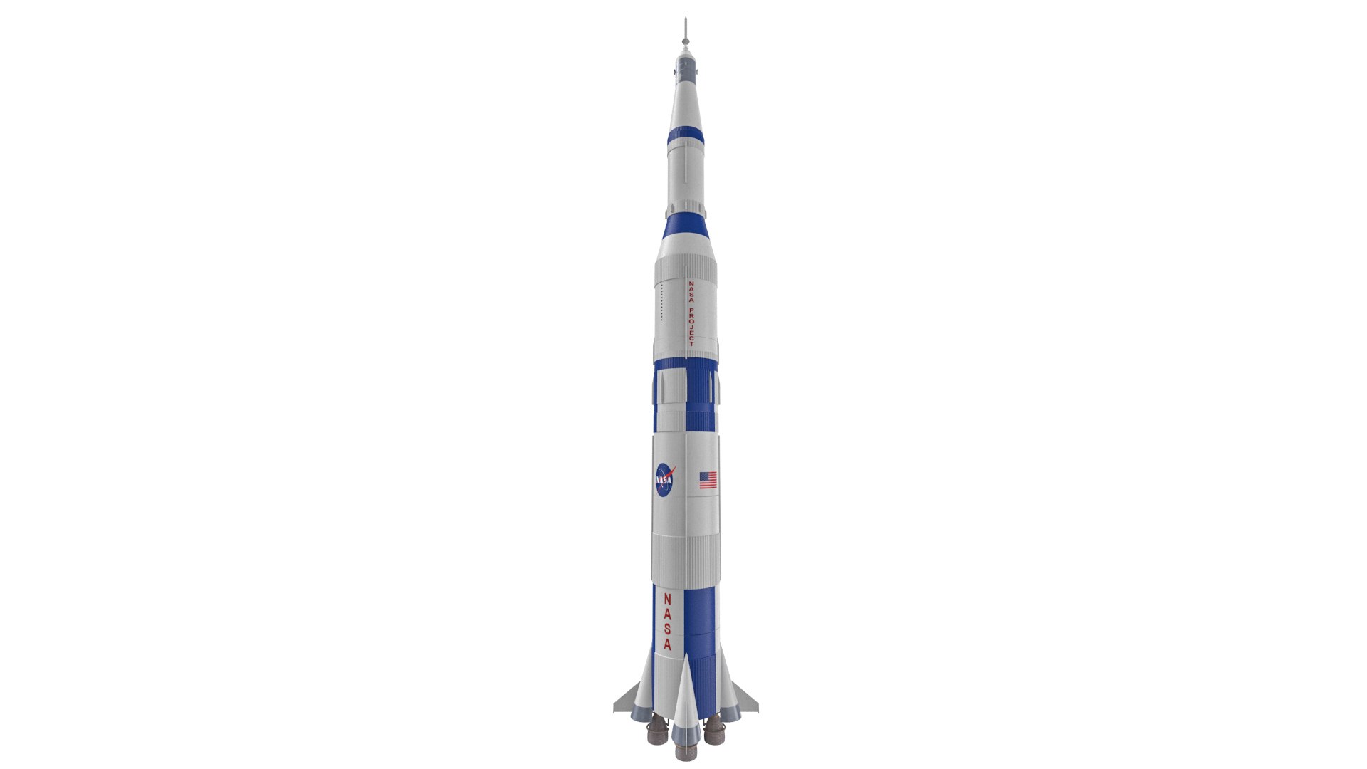 3D Nasa Saturn V Rocket Model - TurboSquid 1464815