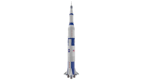 3D nasa saturn v rocket model - TurboSquid 1464815