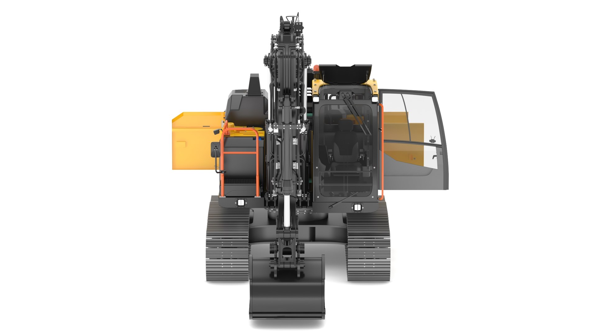 3D Model Volvo Medium Crawler Excavators EC160E - TurboSquid 2292713