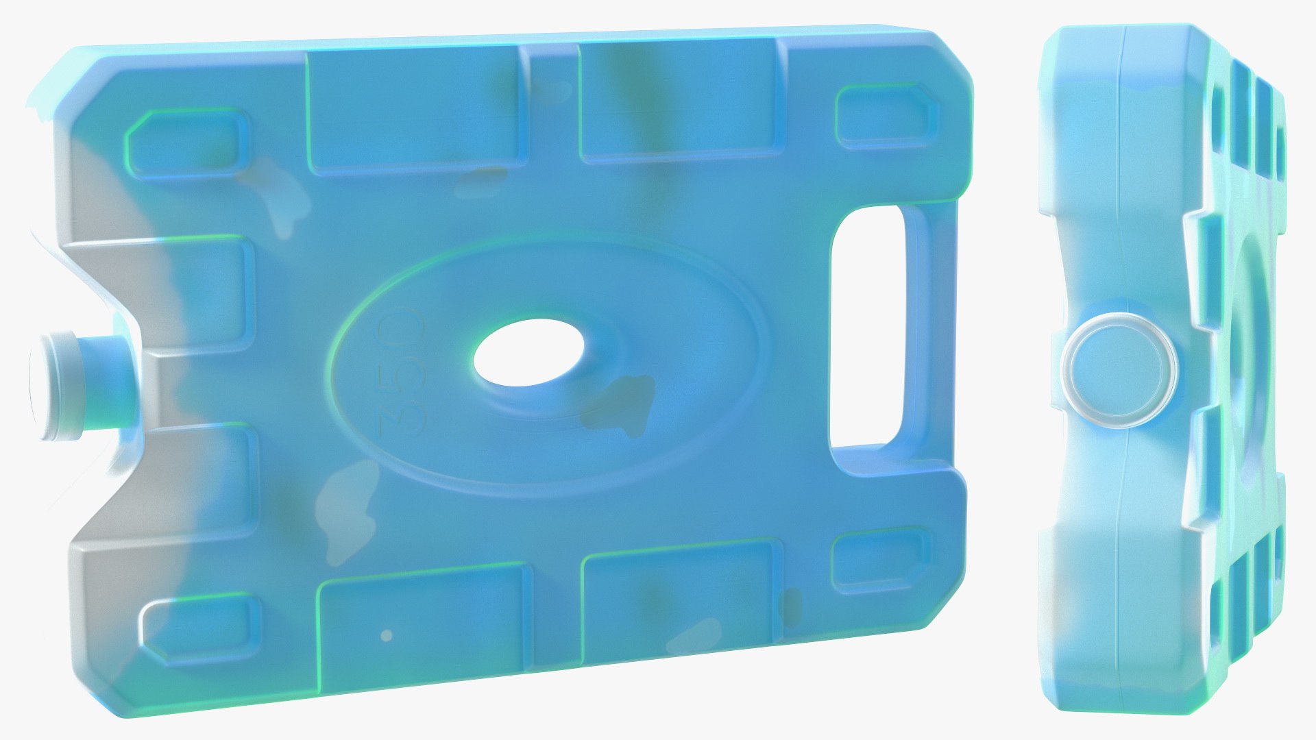 Hard Sided Rectangular Ice Pack 3D model - TurboSquid 1822179