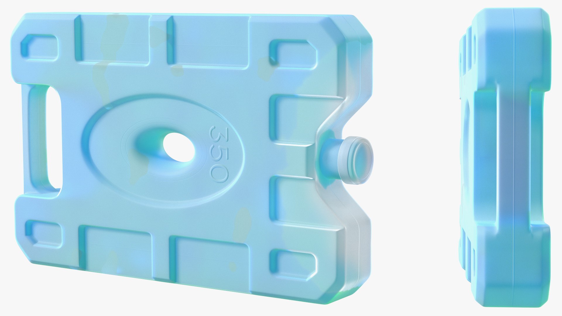 Hard Sided Rectangular Ice Pack 3D model - TurboSquid 1822179