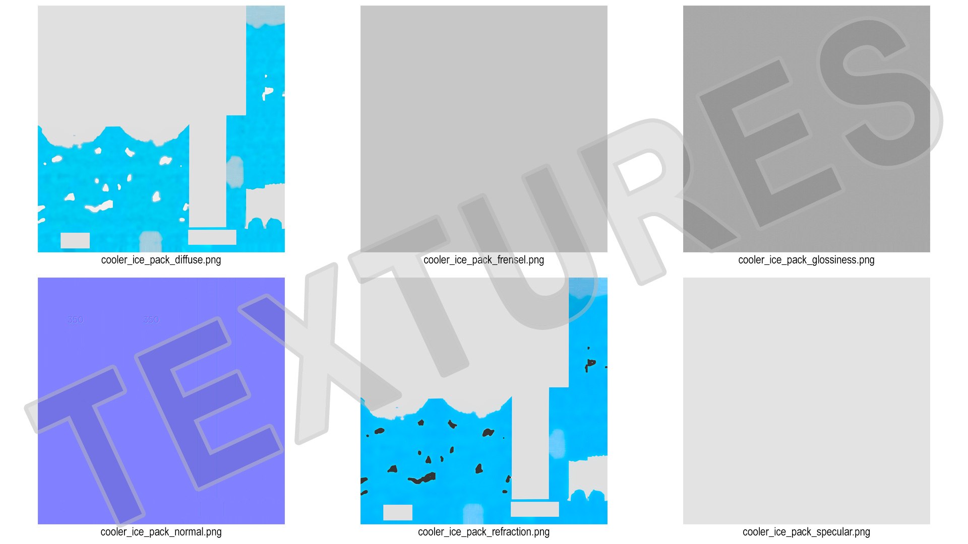 Hard Sided Rectangular Ice Pack 3D model - TurboSquid 1822179