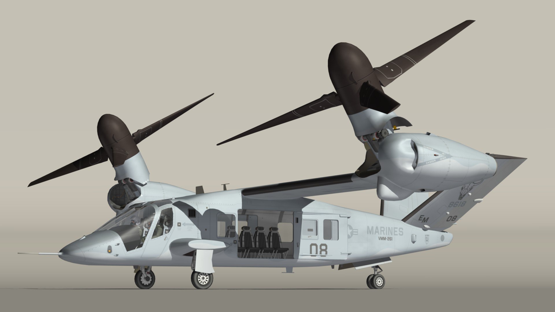 Bell V280 Valor Marines 3D Model - TurboSquid 1970063