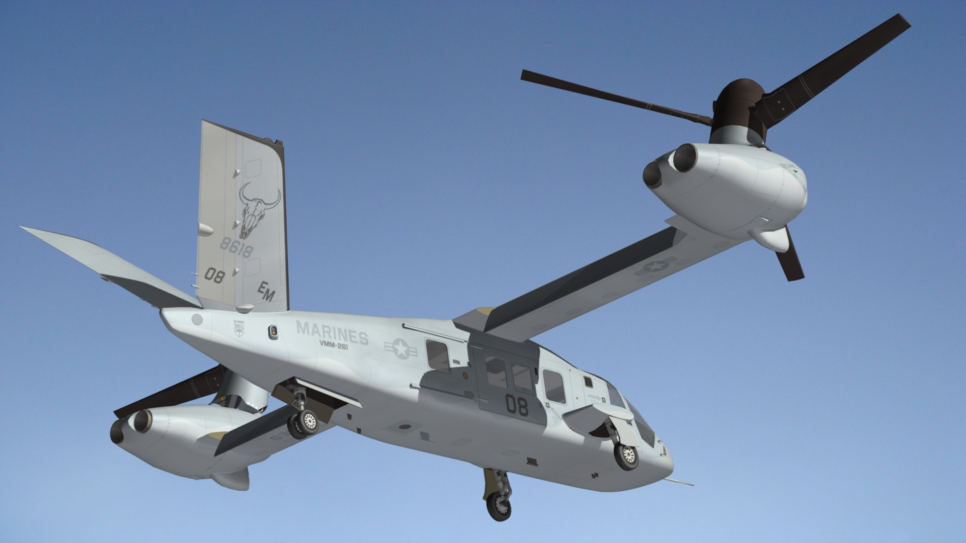 Bell V280 Valor Marines 3D Model - TurboSquid 1970063