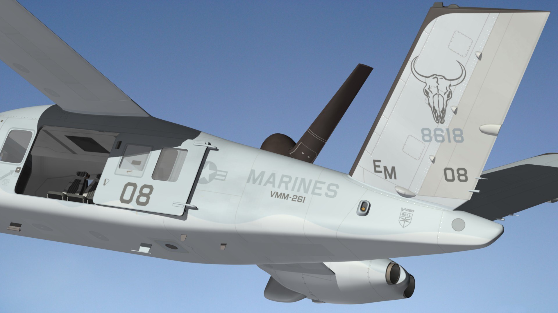 Bell V280 Valor Marines 3D Model - TurboSquid 1970063