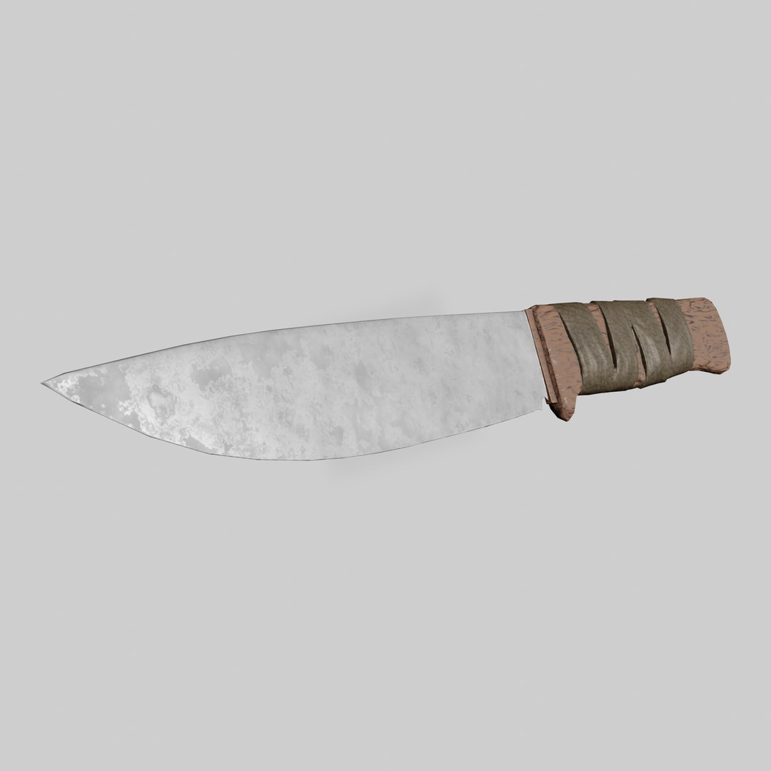 3D Stylized Knife Weapon PBR Low-poly Game Ready Low-poly 3D Model ...