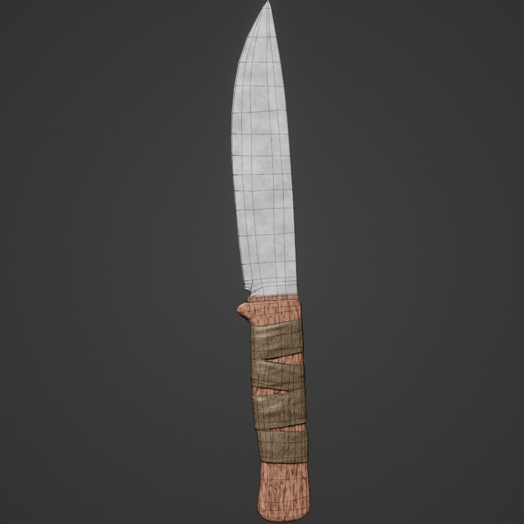 3D Stylized Knife Weapon PBR Low-poly Game Ready Low-poly 3D Model ...