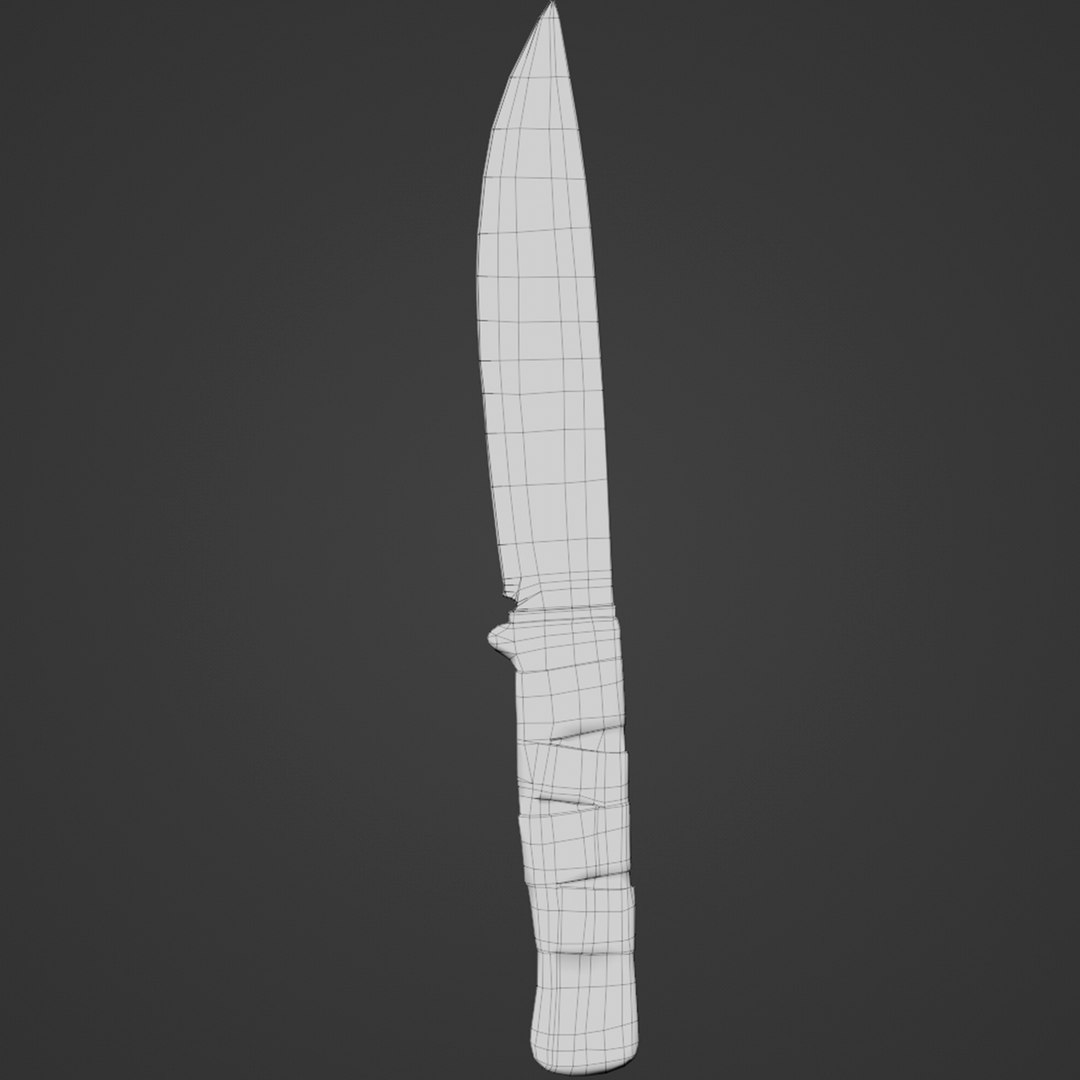 3D Stylized Knife Weapon PBR Low-poly Game Ready Low-poly 3D Model ...