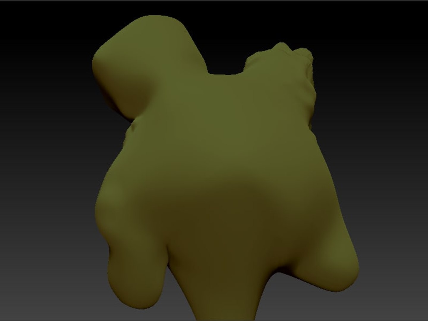 Gross Zombie 3d Model