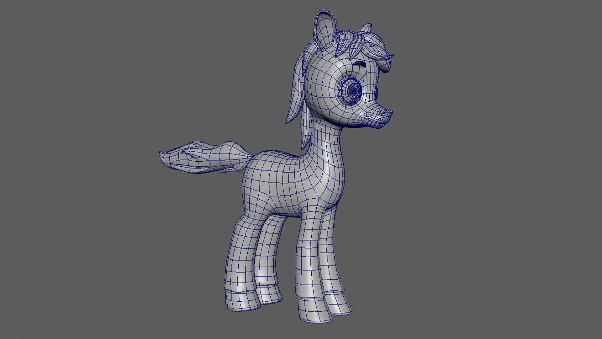 3D Pony Horse Model - TurboSquid 1730435