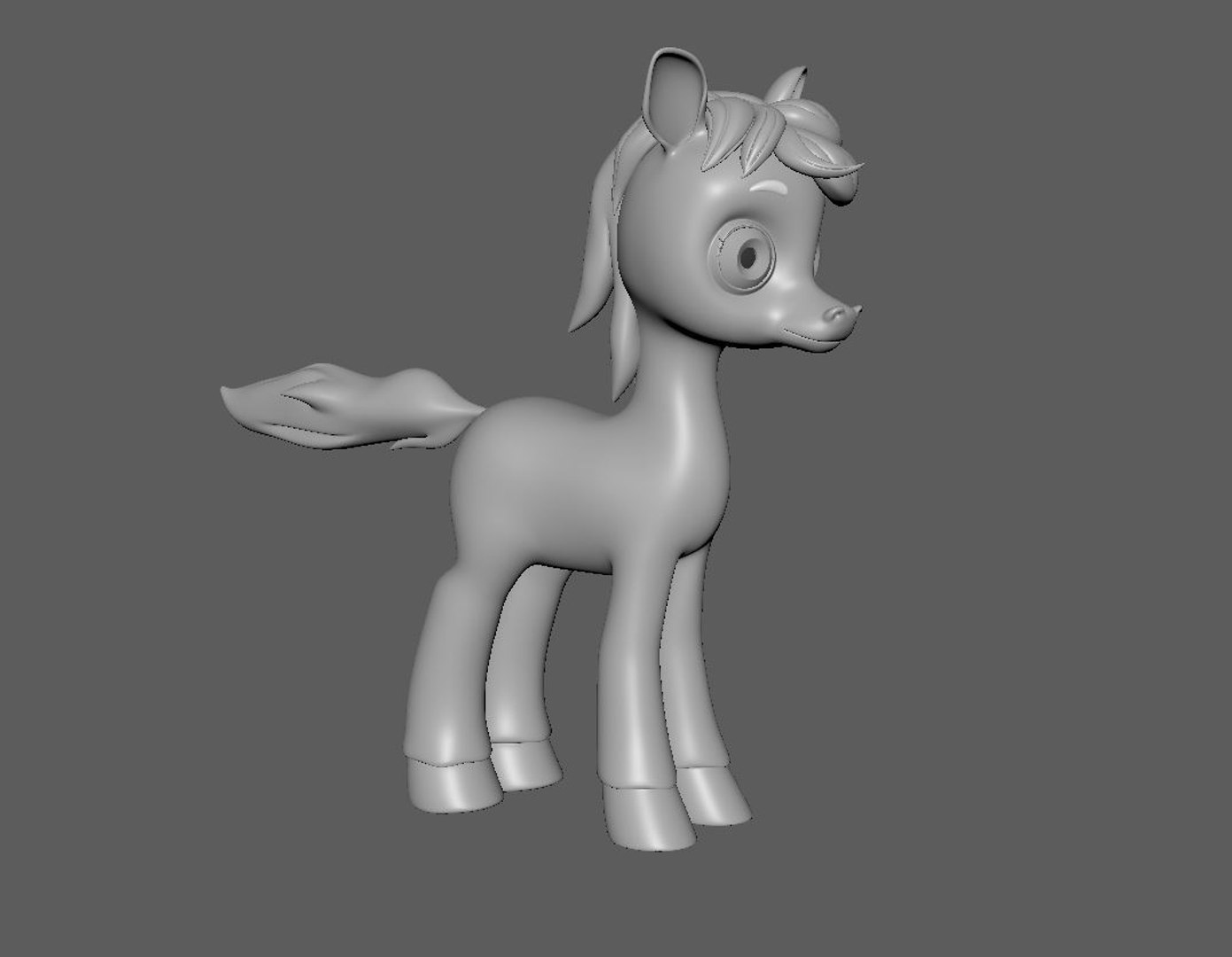 3D Pony Horse Model - TurboSquid 1730435