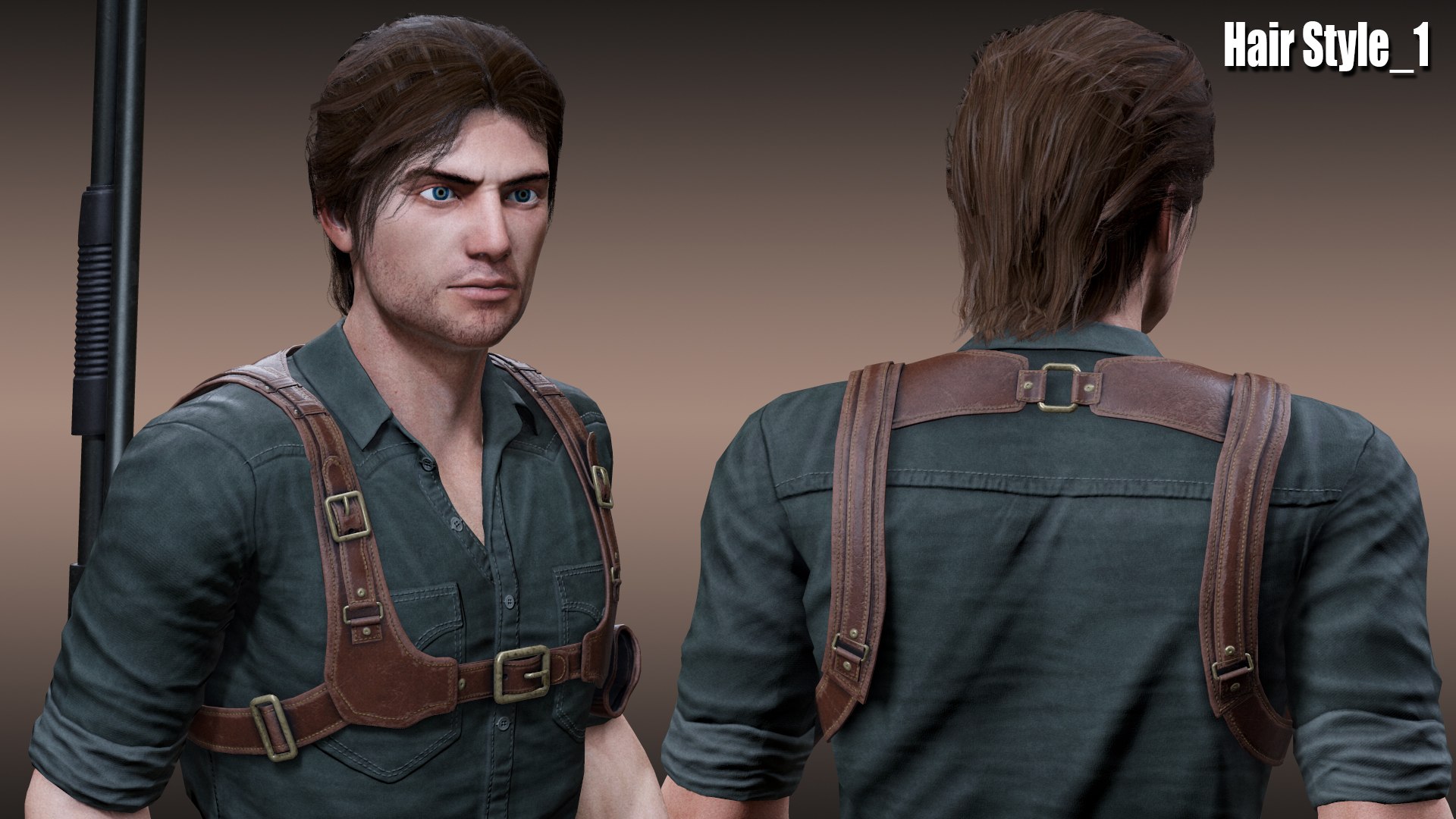 Male Survivor Model - TurboSquid 1226598